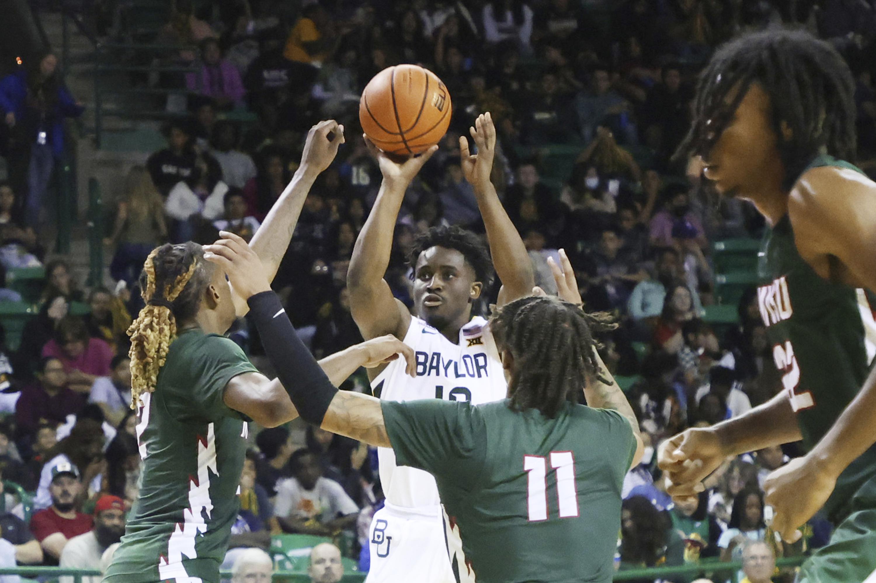 Flagler scores 21; No. 5 Baylor overwhelms MVSU in opener | AP News