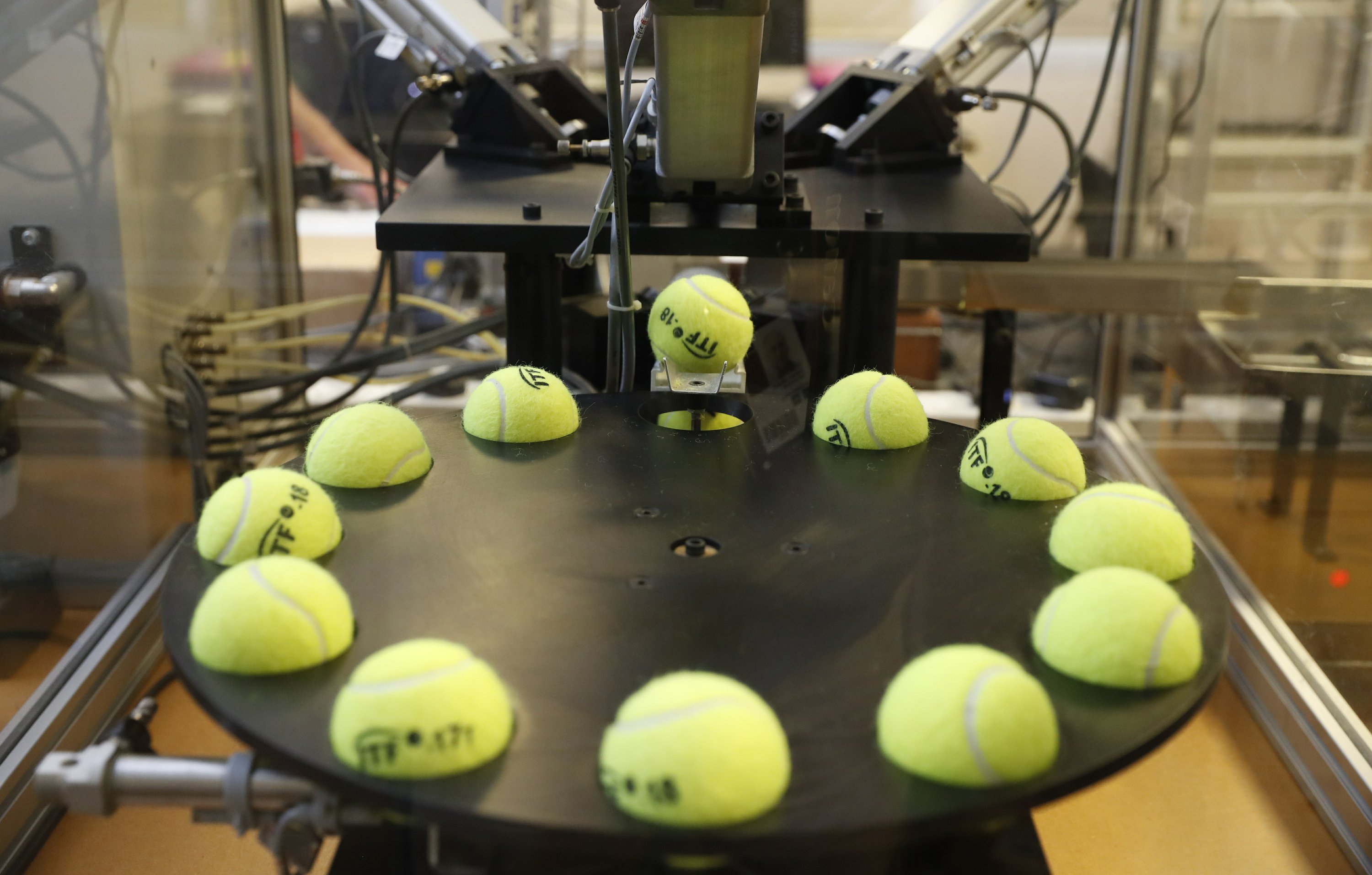 Tennis tech folks who test all stay mum on Wimbledon speed | AP News
