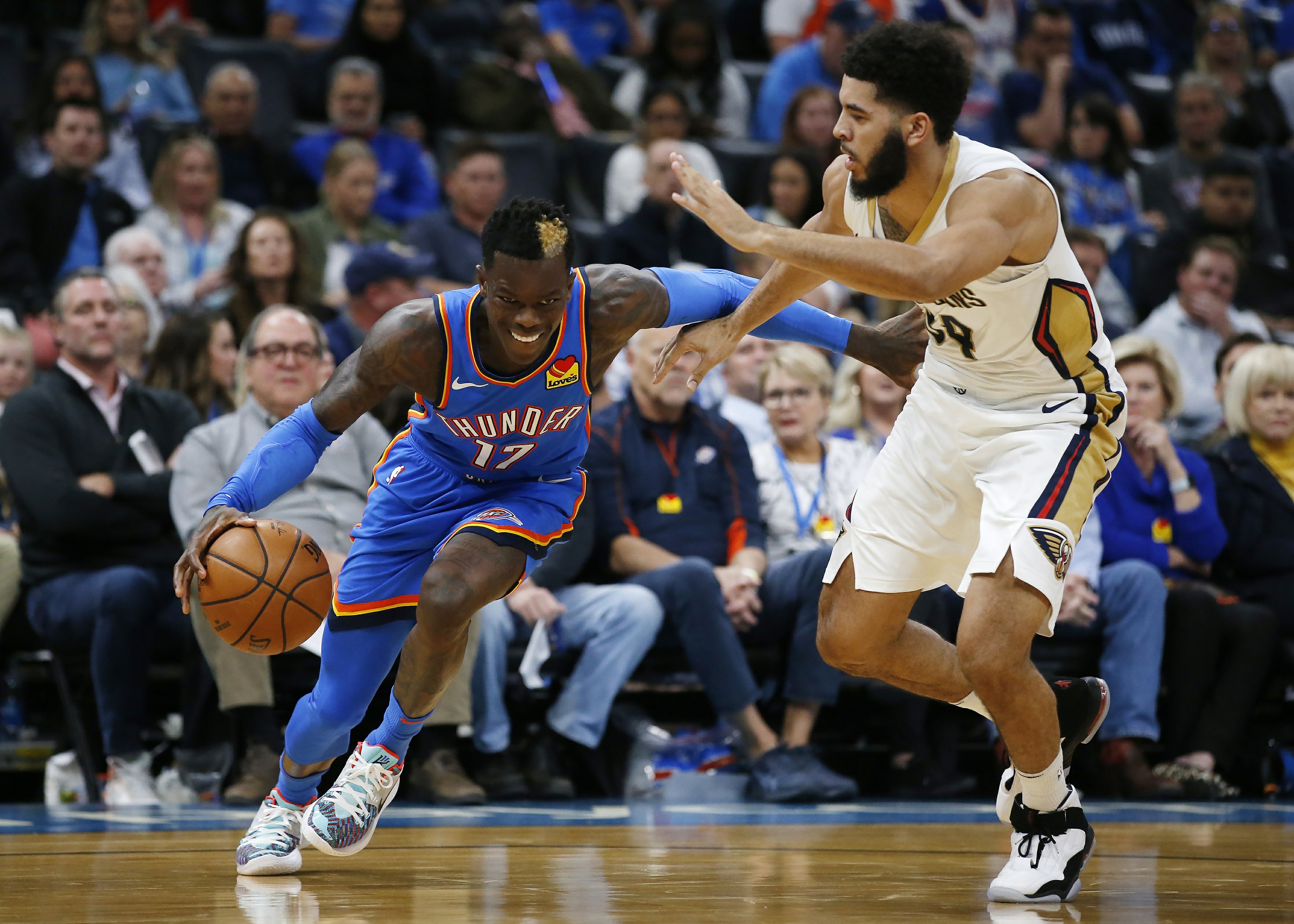 Gilgeous-Alexander, Bazley lead Thunder over Pelicans | AP News