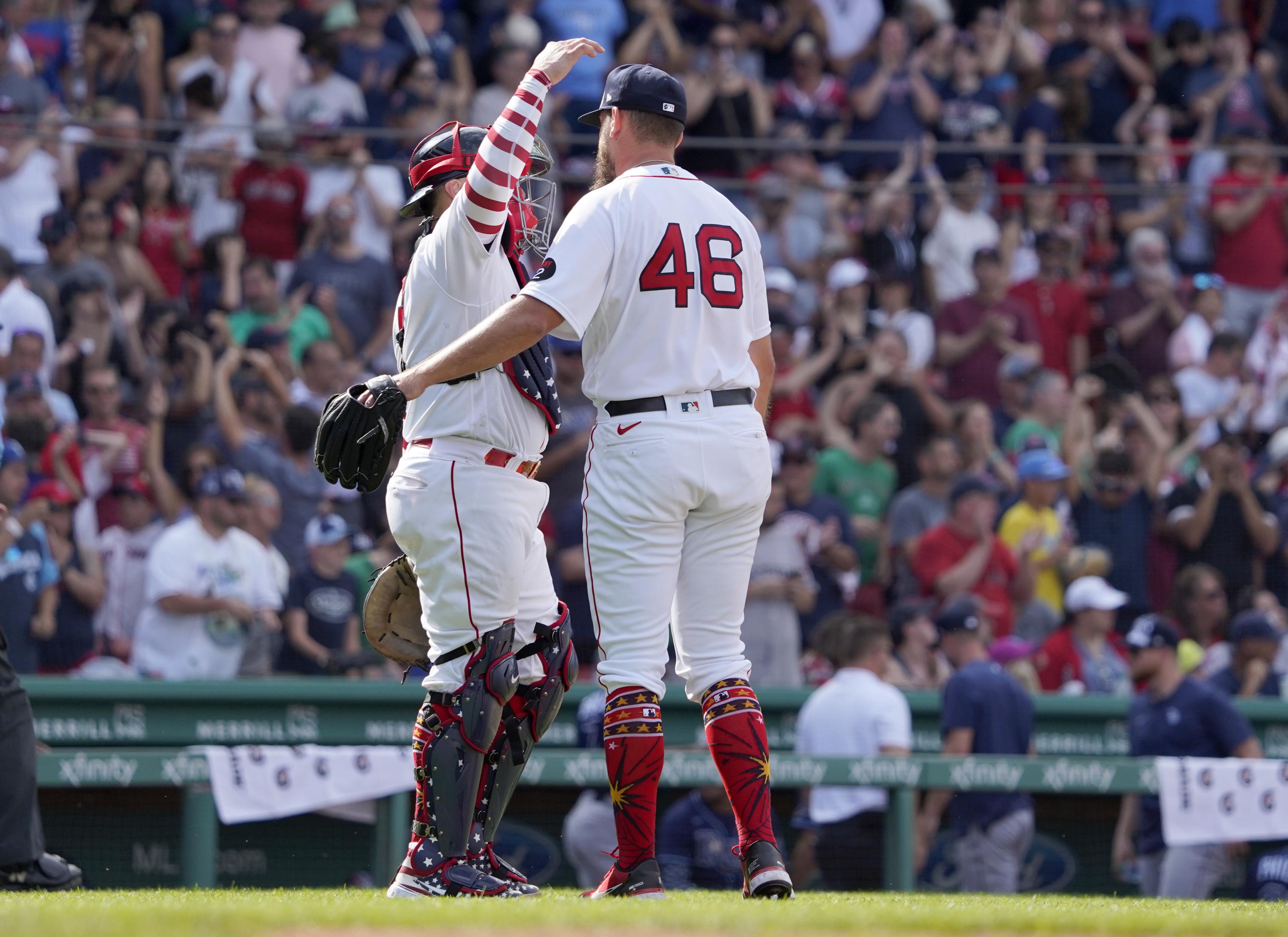 Red Sox win 8th straight on Fourth of July, beat Rays 4-0 | AP News