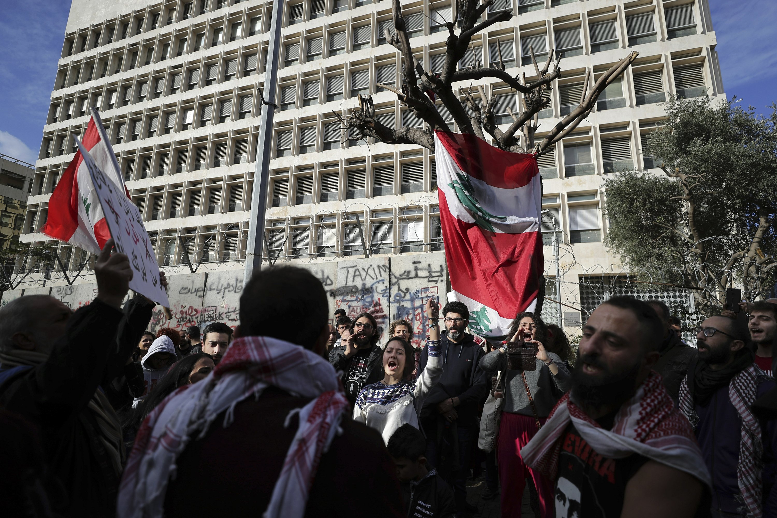 Protesters March In Lebanon To Reject New Government Ap News