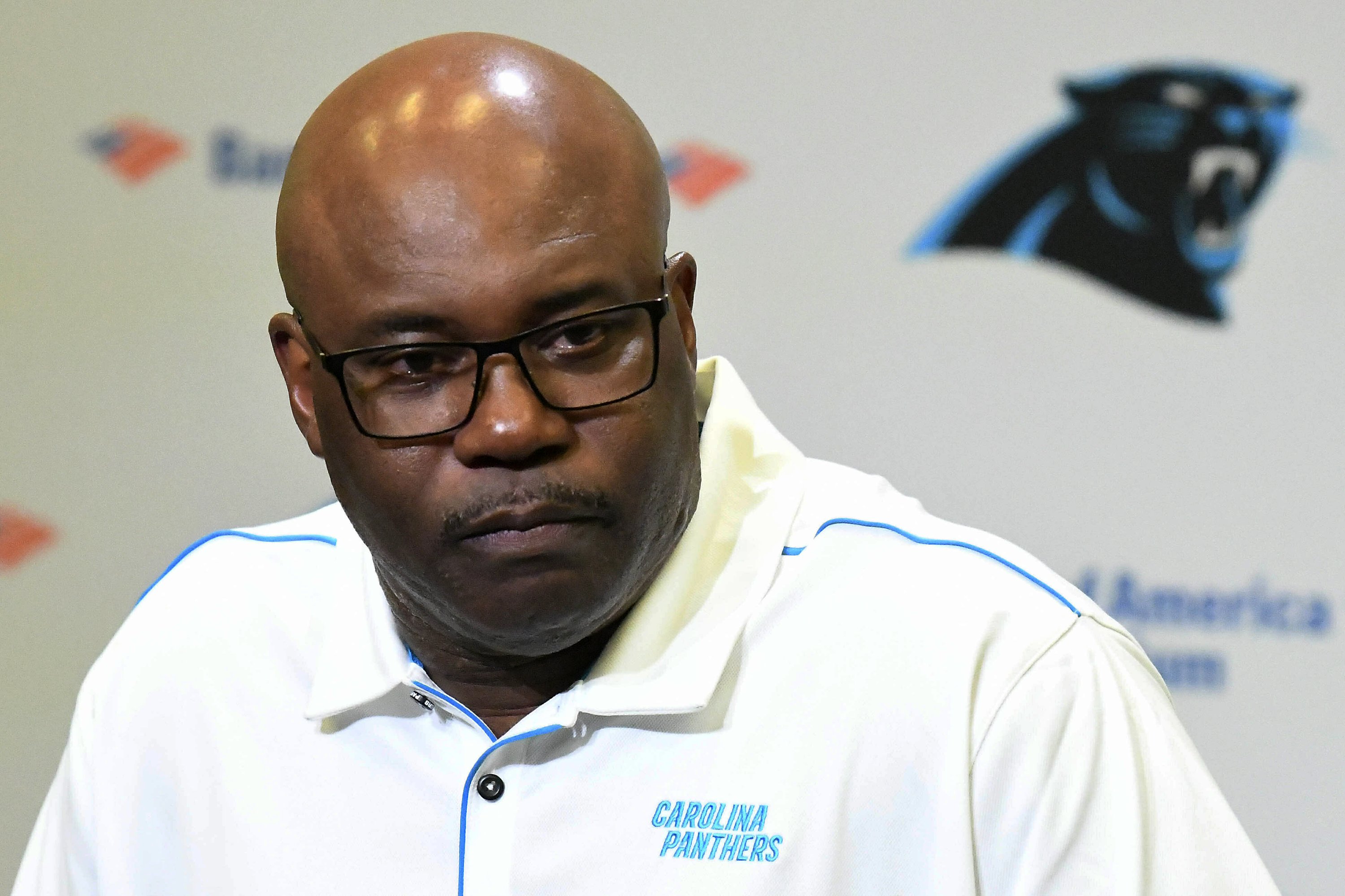 Interim coach Fewell to lead Panthers against Falcons | AP News