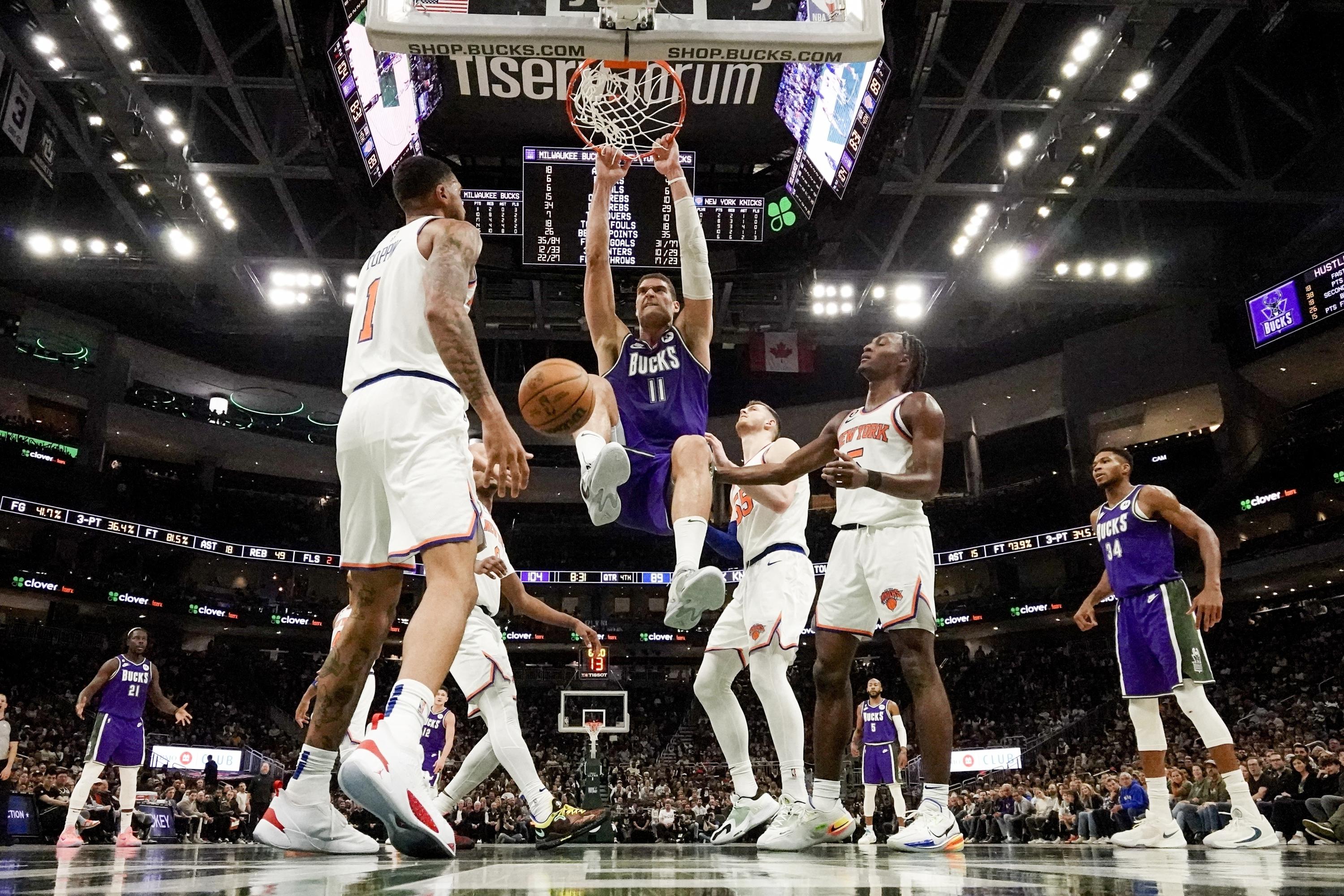 Antetokounmpo incontenible; Bucks ganan 119-108 a Knicks | AP News