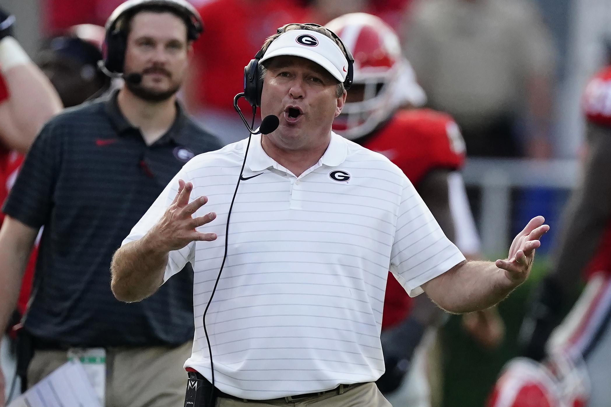 Muschamp faces old team when No. 2 Georgia hosts Gamecocks | AP News