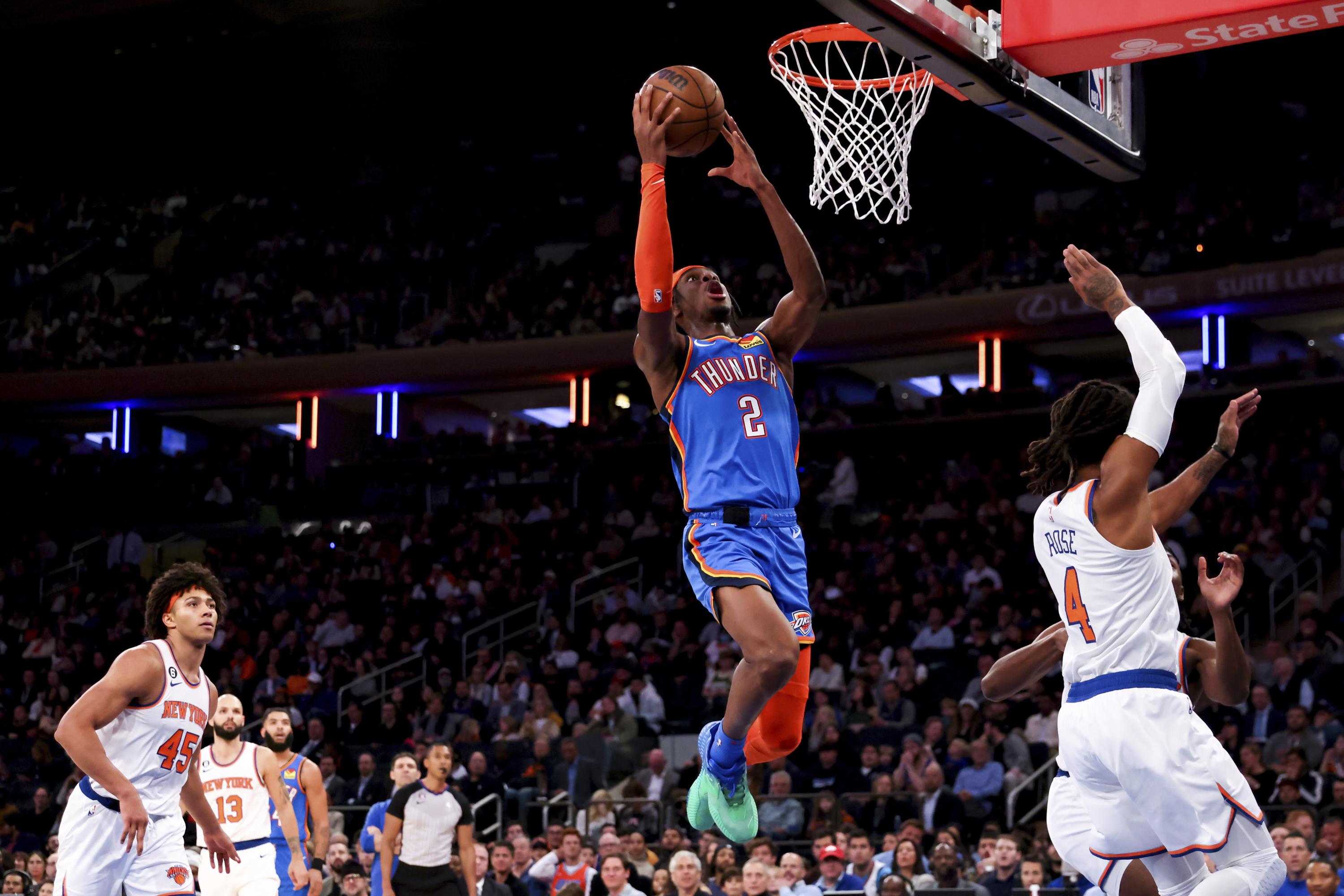 Gilgeous-Alexander y Giddey brillan, OKC vence a Knicks | AP News