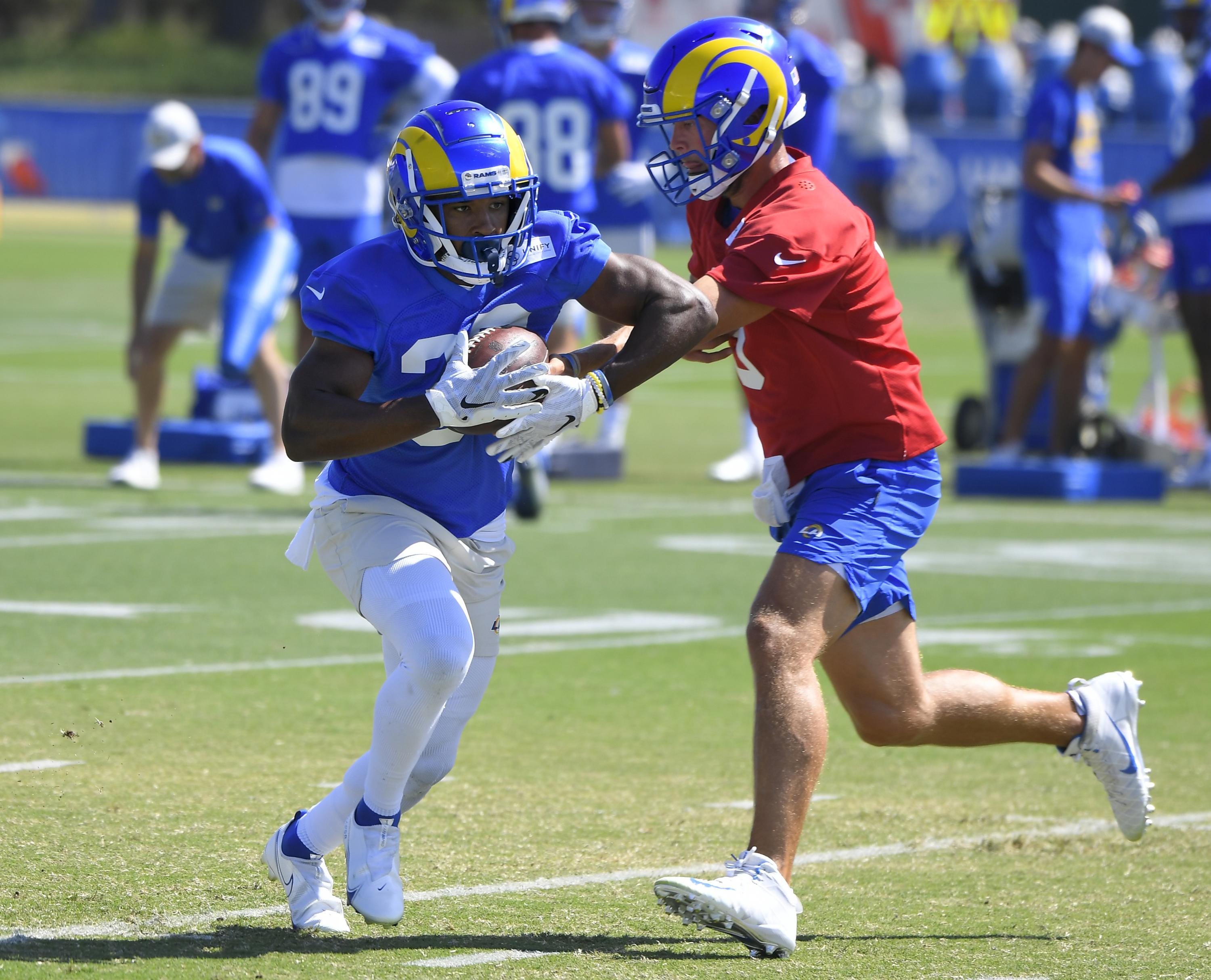 Rams run low on healthy running backs as season approaches | AP News