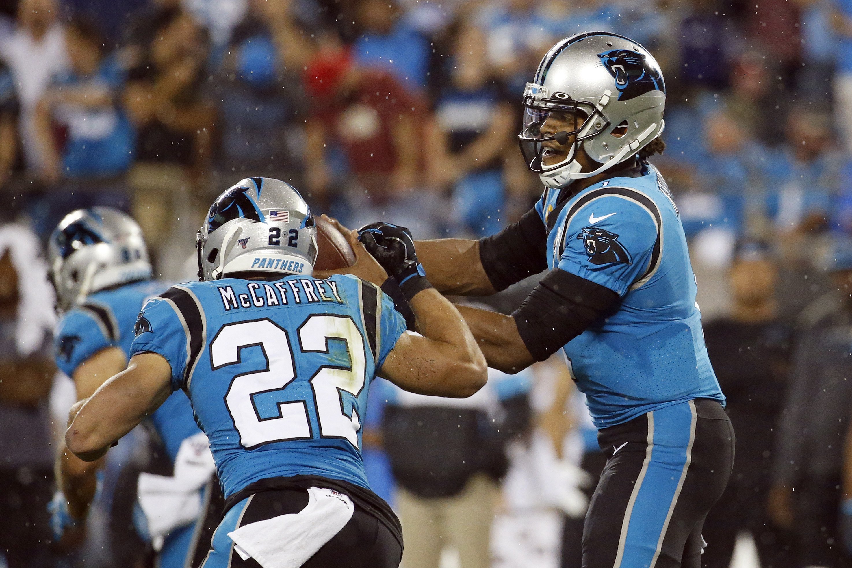 Bucs use goal-line stand to beat Panthers 20-14 | AP News