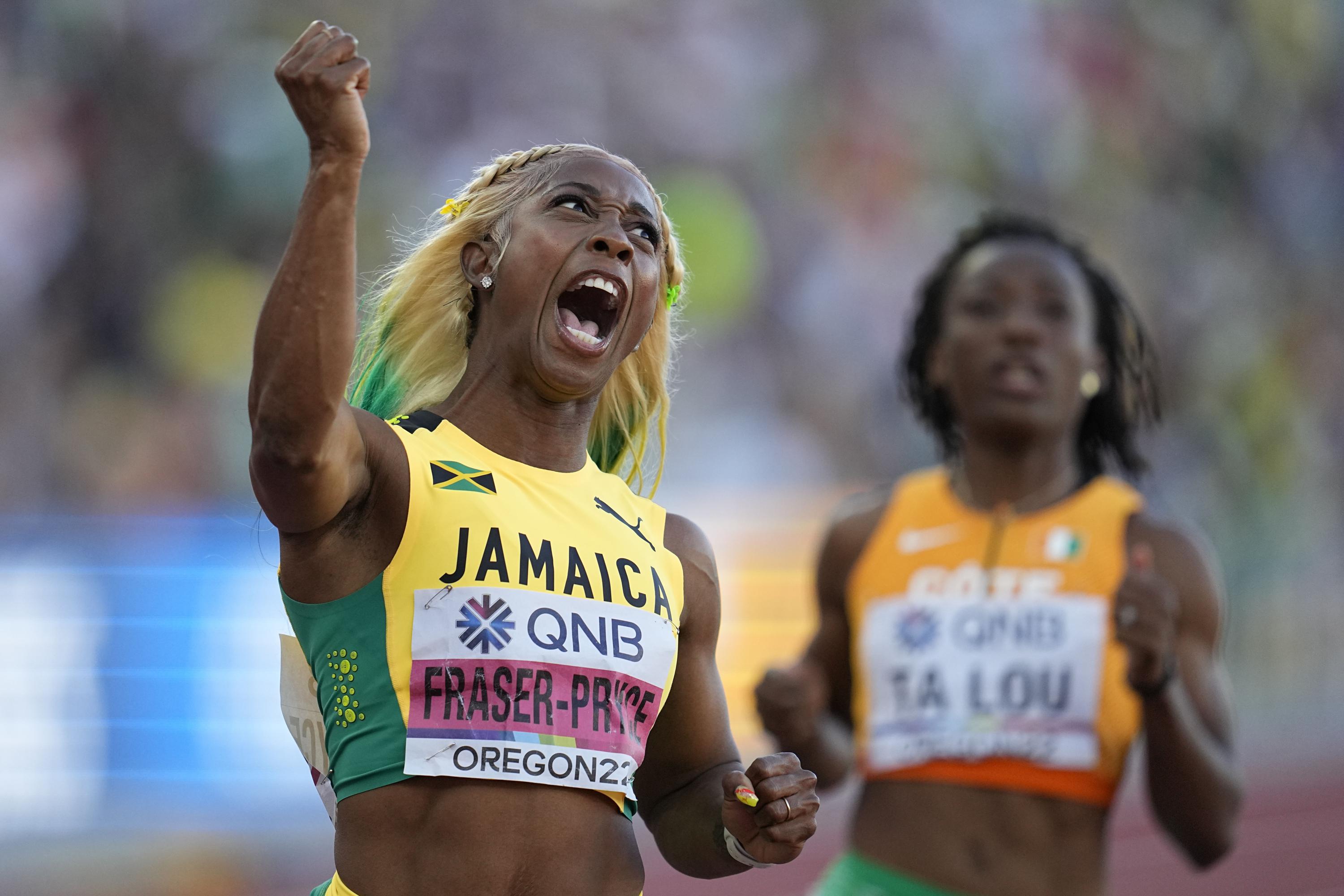 Fraser-Pryce vuelve a la cima; Jamaica barre en 100 metros | AP News