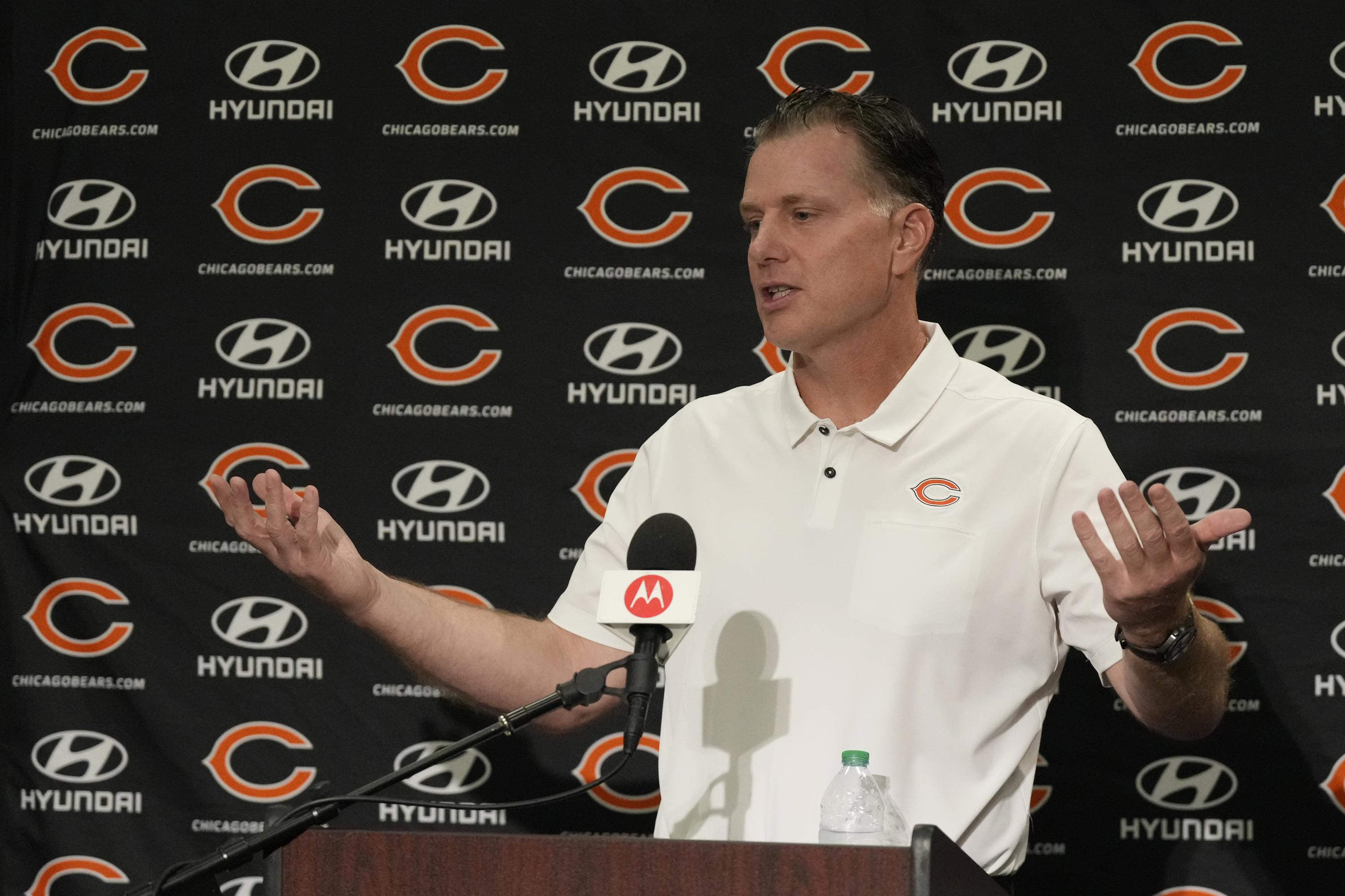 Bears' Eberflus appreciates moment with opener at hand | AP News