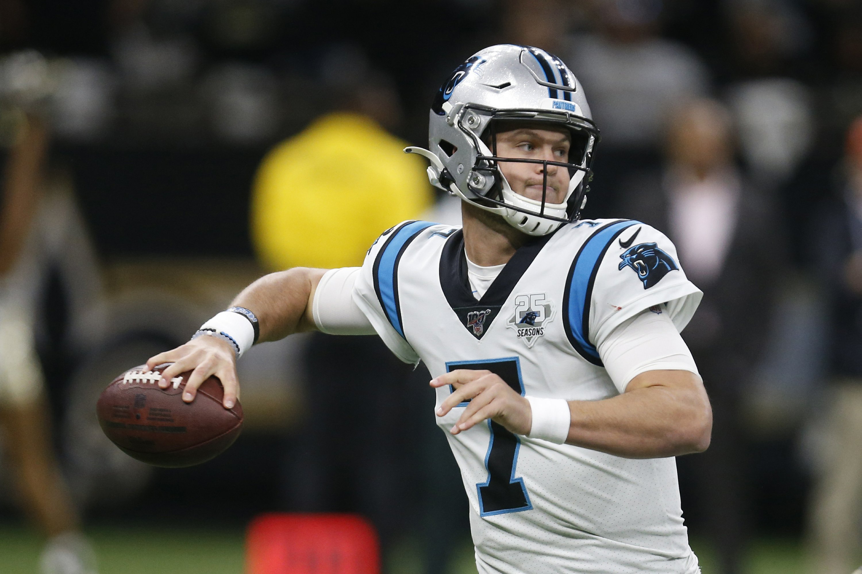 Panthers look for continued growth from Allen vs. Redskins | AP News