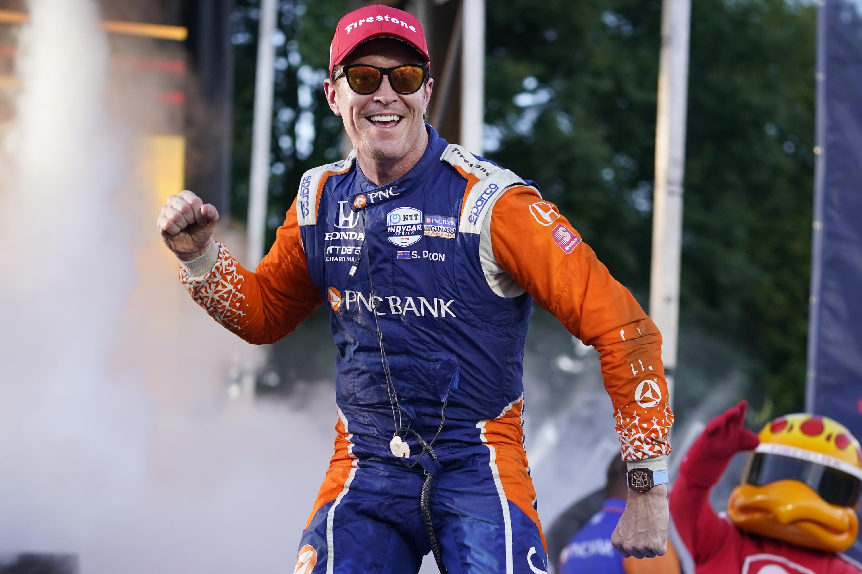 Dixon eyes record-tying 7th championship after Nashville win | AP News