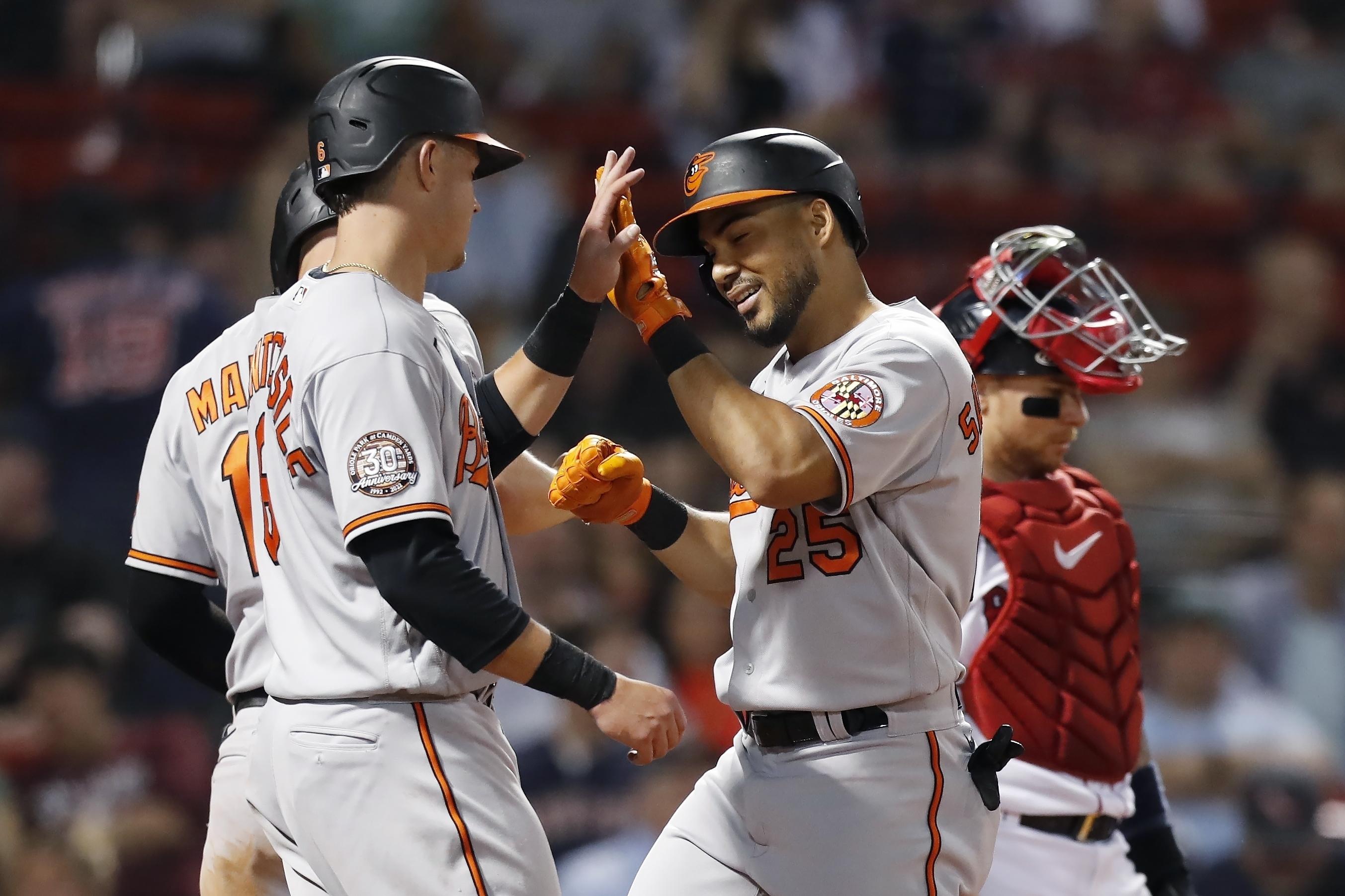 Orioles blanquean 10-0 a Medias Rojas: Ramón Urías jonronea | AP News
