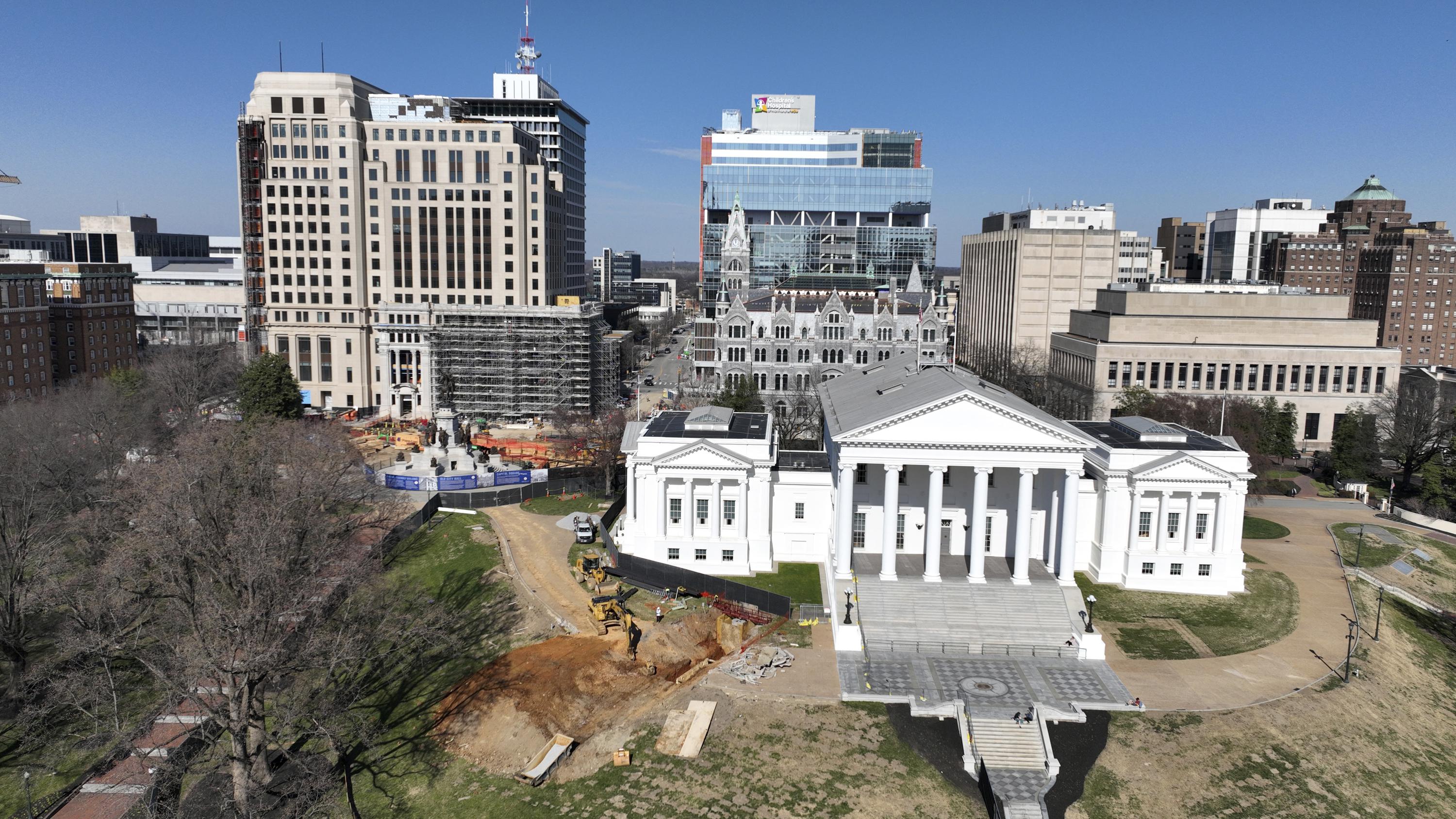 Work progressing on Virginia's $25M Capitol Square tunnel | AP News