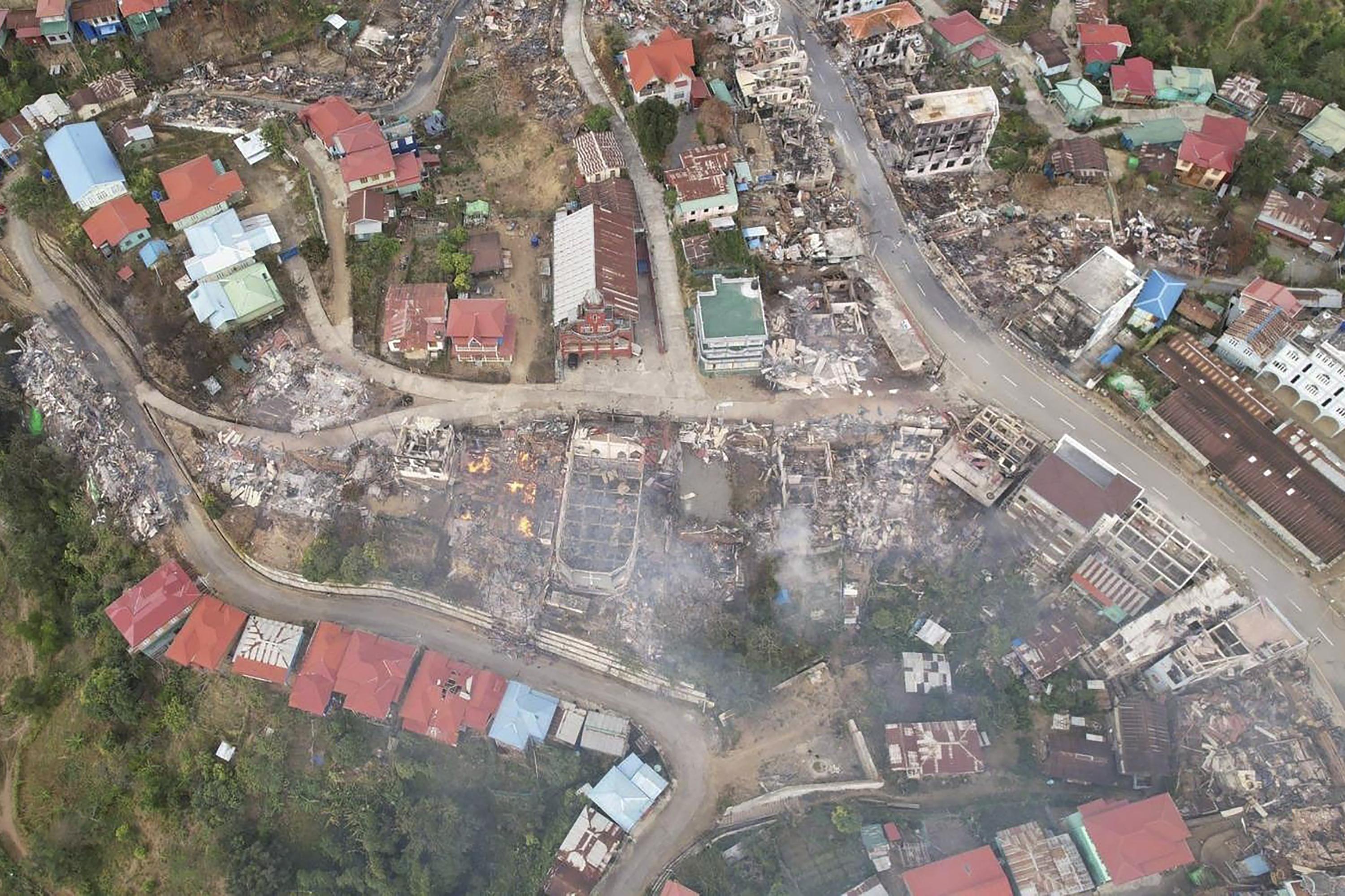 Myanmar Military Reverts To Strategy Of Massacres Burnings AP News