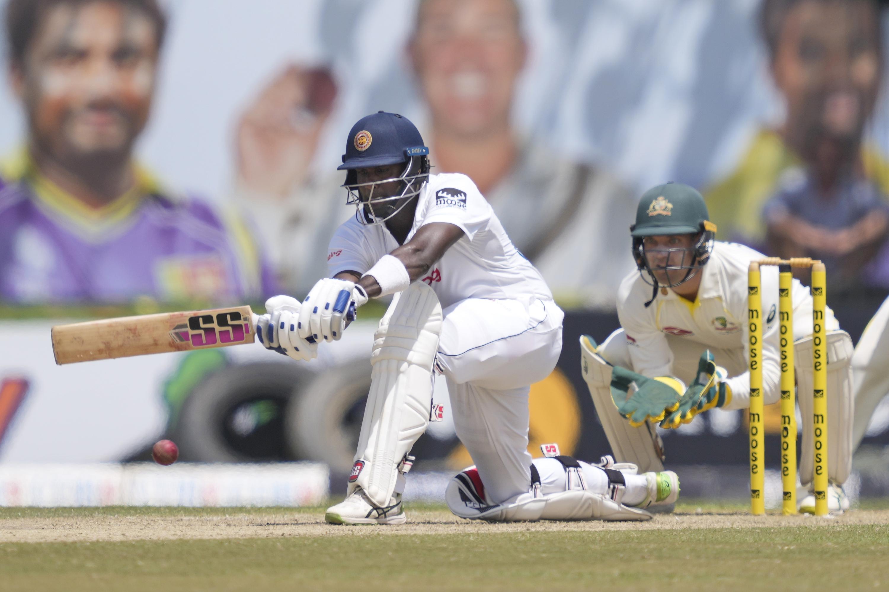 Mathews to become only sixth Sri Lankan to reach 100 tests | AP News