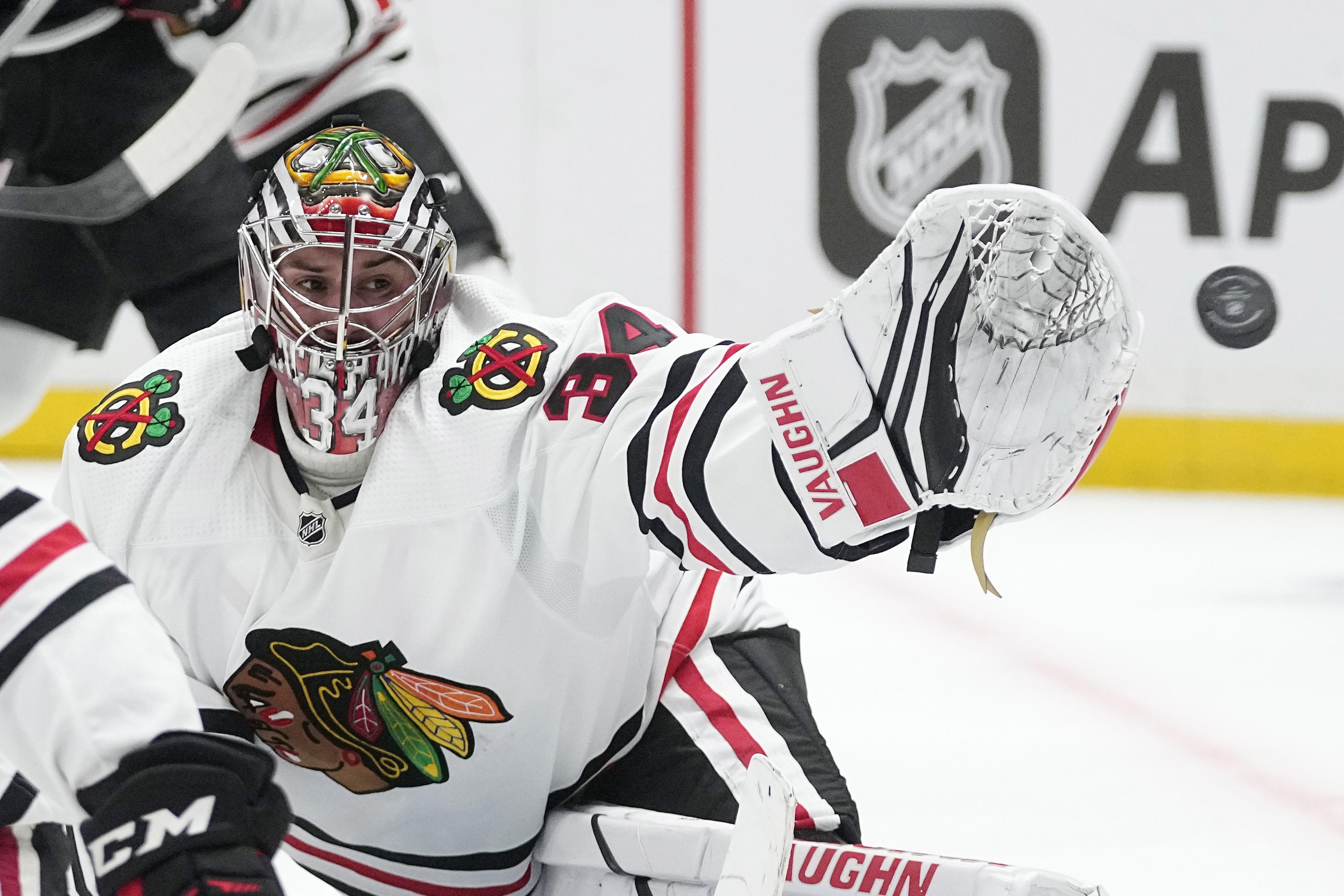 Fiala beats OT buzzer to give Kings 2-1 win over Blackhawks | AP News