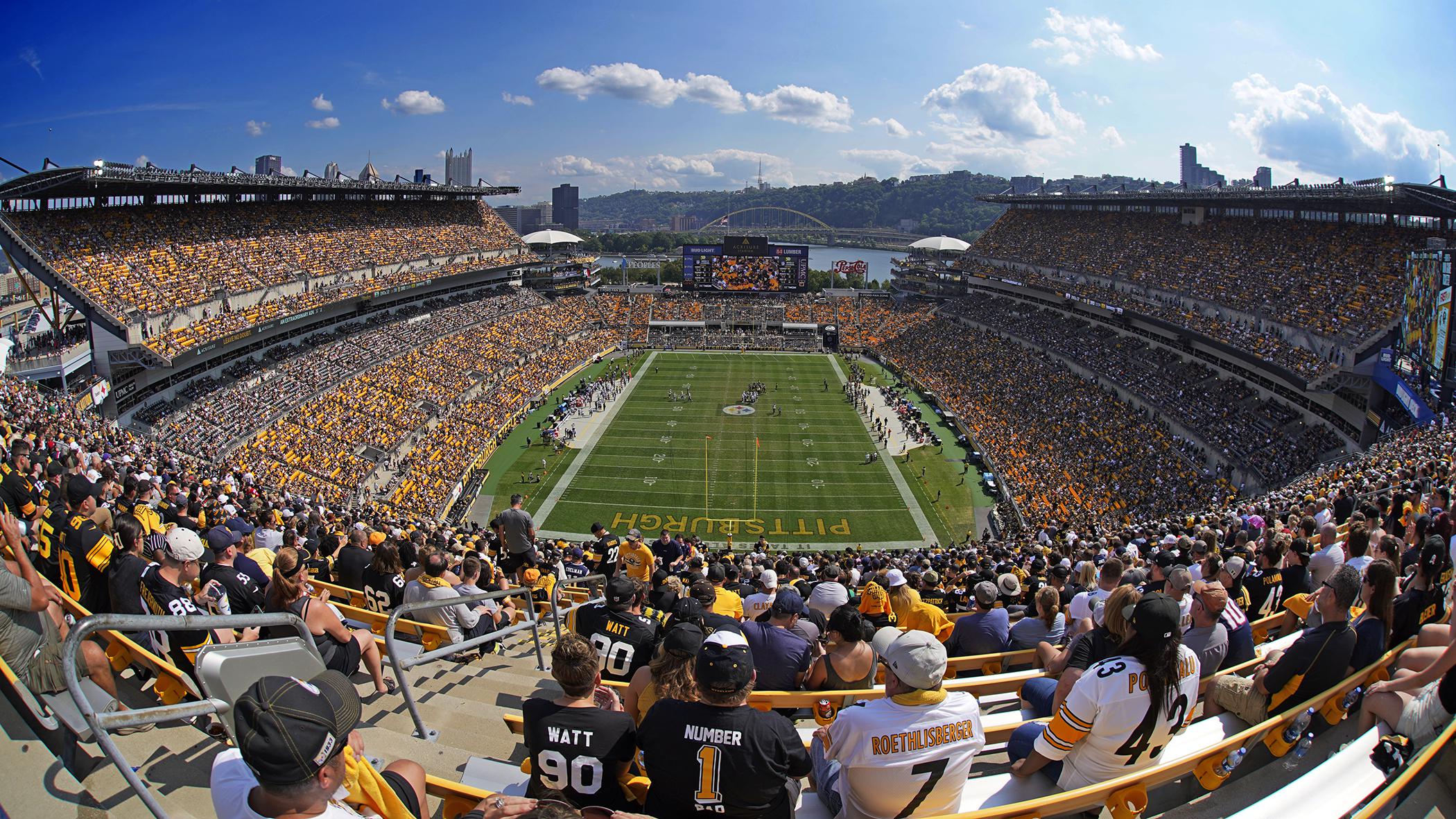 Spectator at Steelers game dies after fall from escalator | AP News