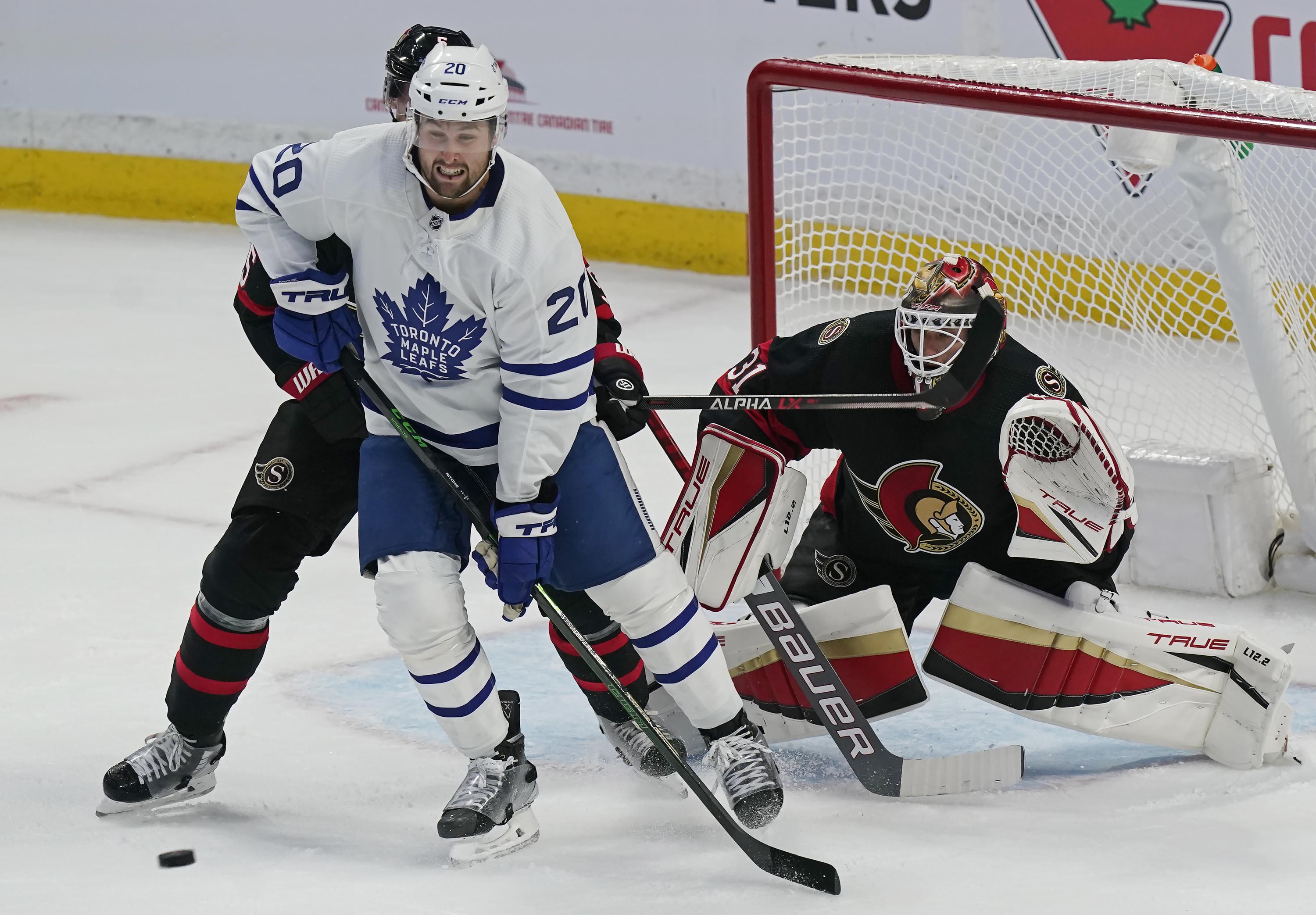 Anton Forsberg makes 46 saves, Senators beat Maple Leafs 3-2 | AP News