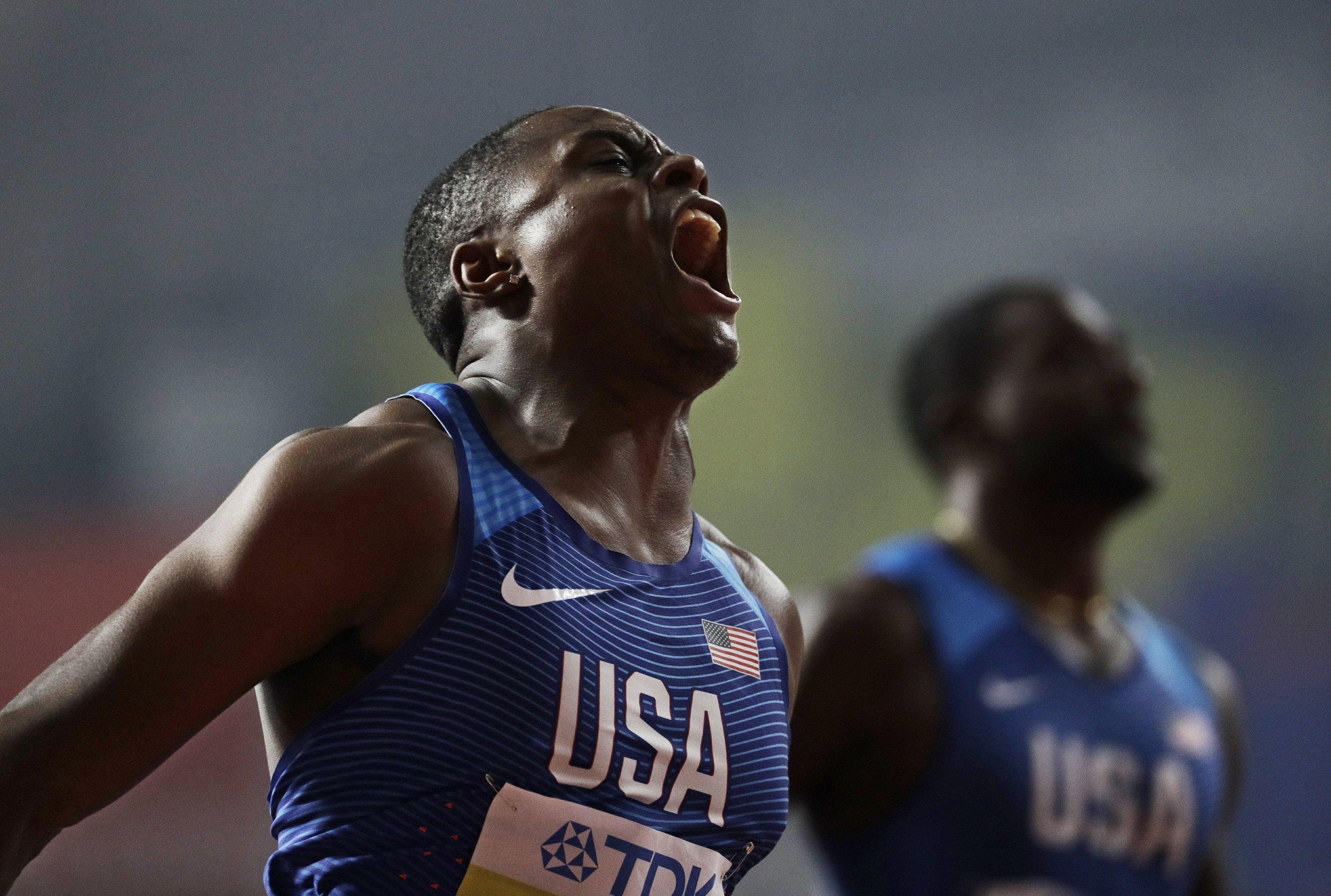 Coleman easily found: At the front of the pack at worlds | AP News