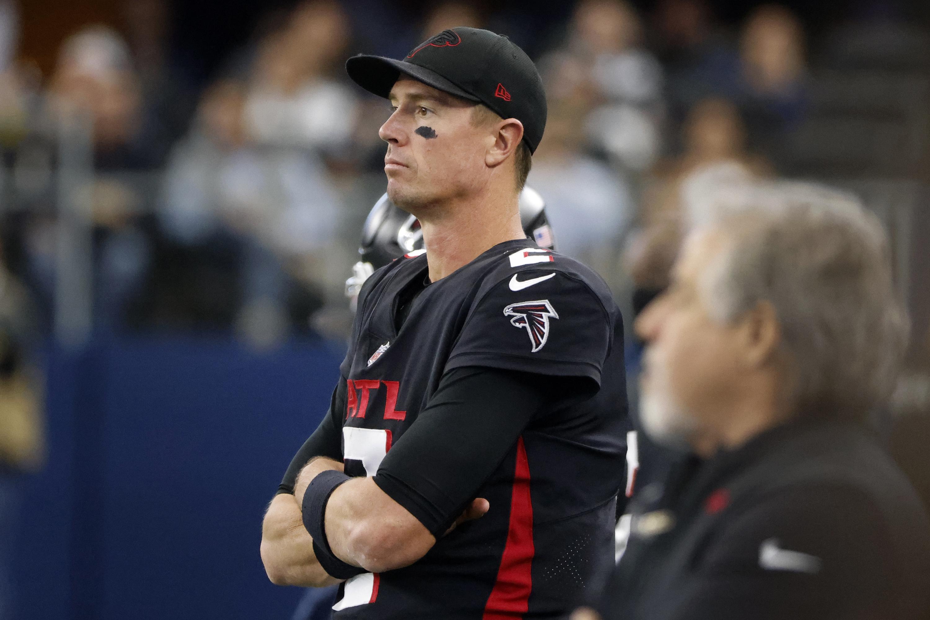 Falcons reeling and facing short week after Dallas debacle | AP News