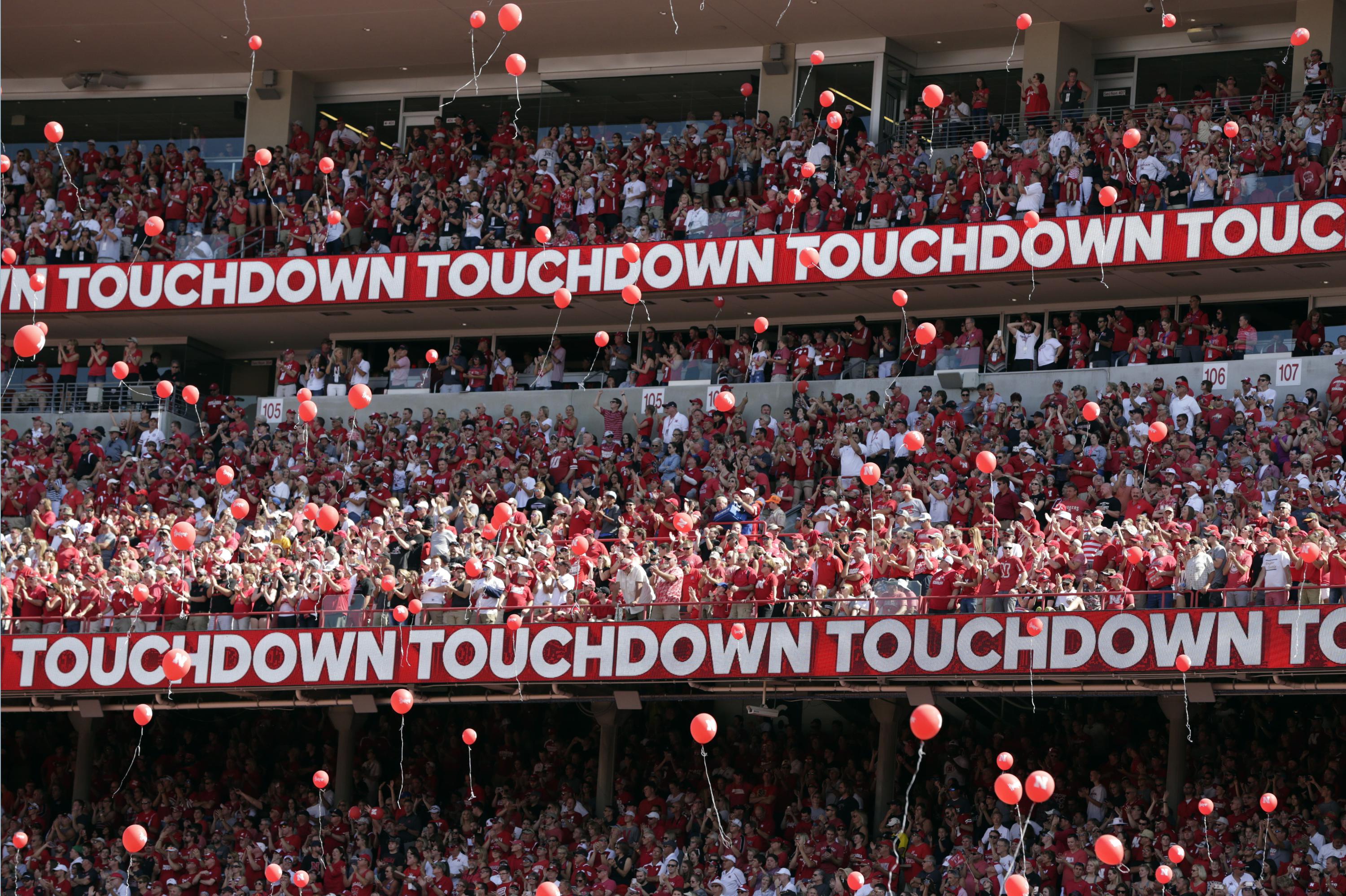 Up, up and away: Huskers ending balloon release after 1st TD | AP News
