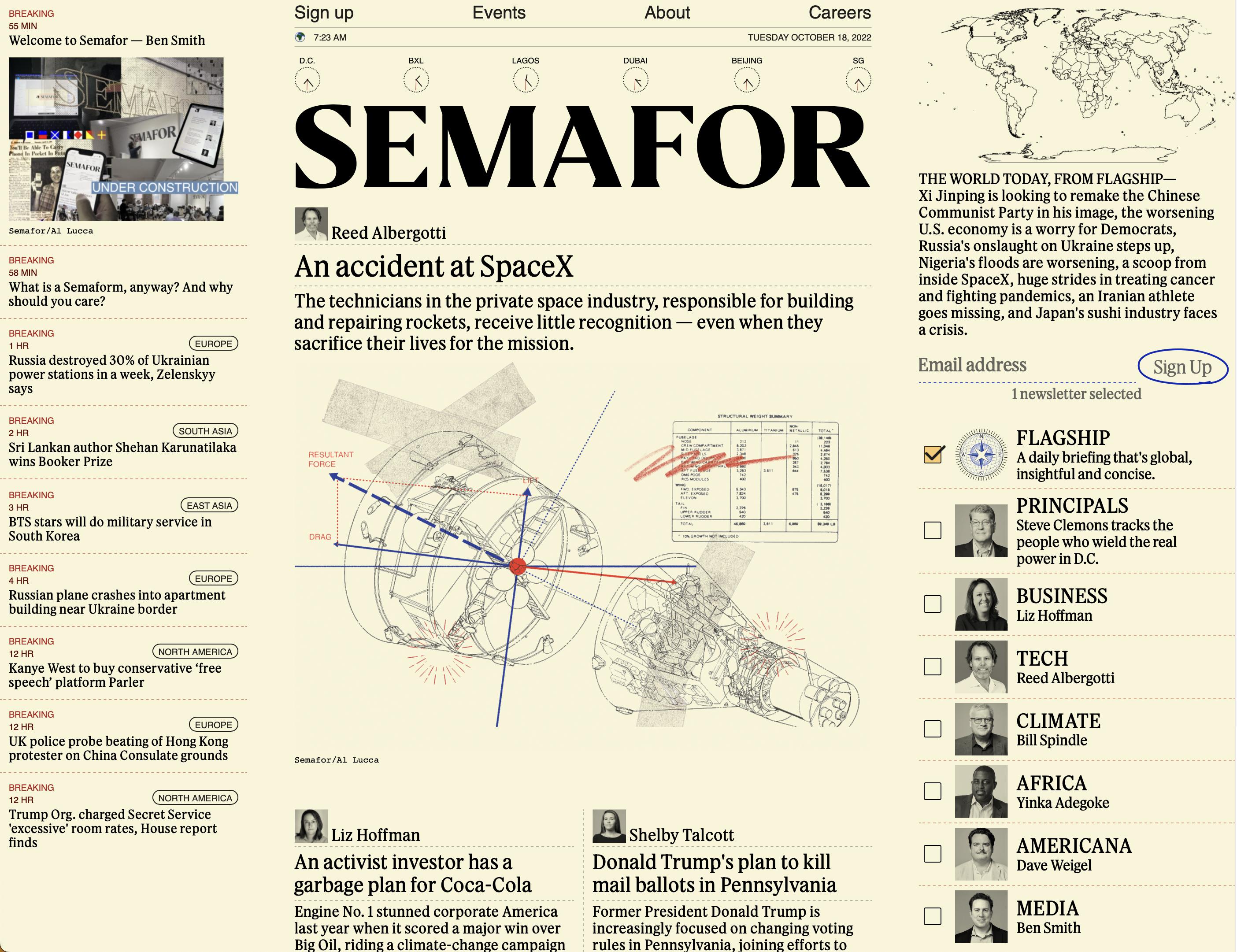 Semafor news site makes debut, intent on reinventing news | AP News
