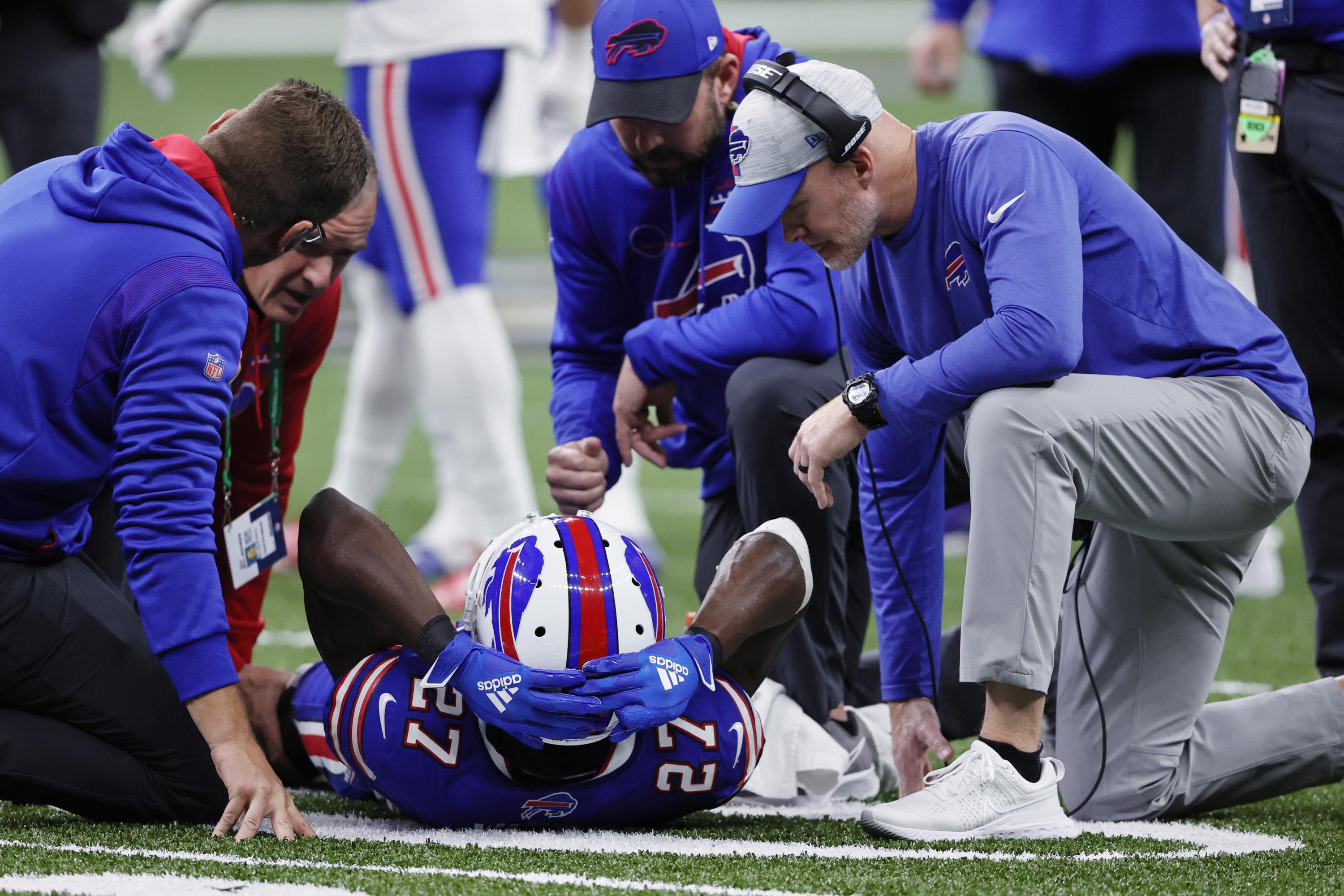 White's season-ending ACL injury a major worry for Bills | AP News
