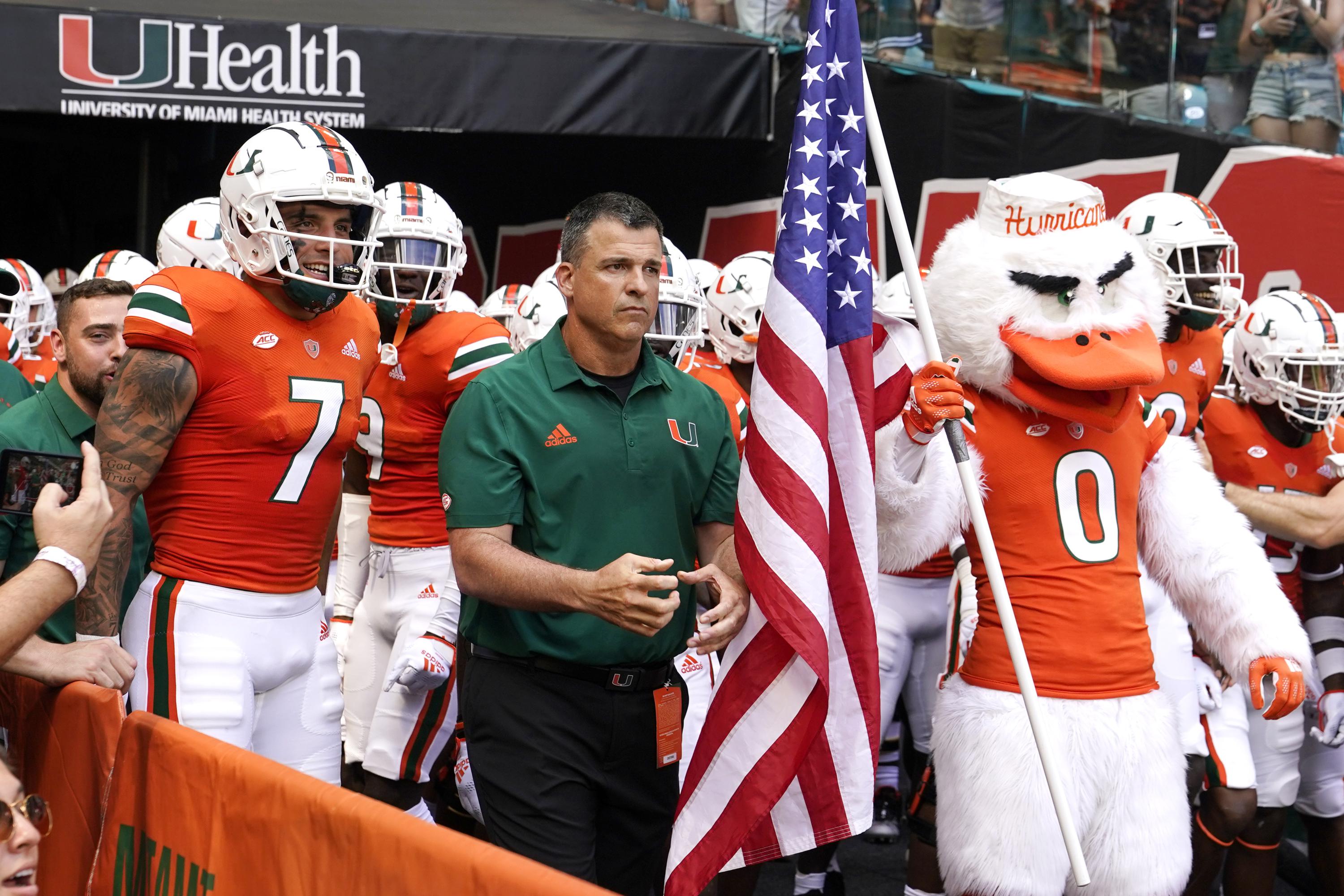 No. 16 Miami routs Bethune-Cookman 70-13 in Cristobal debut | AP News