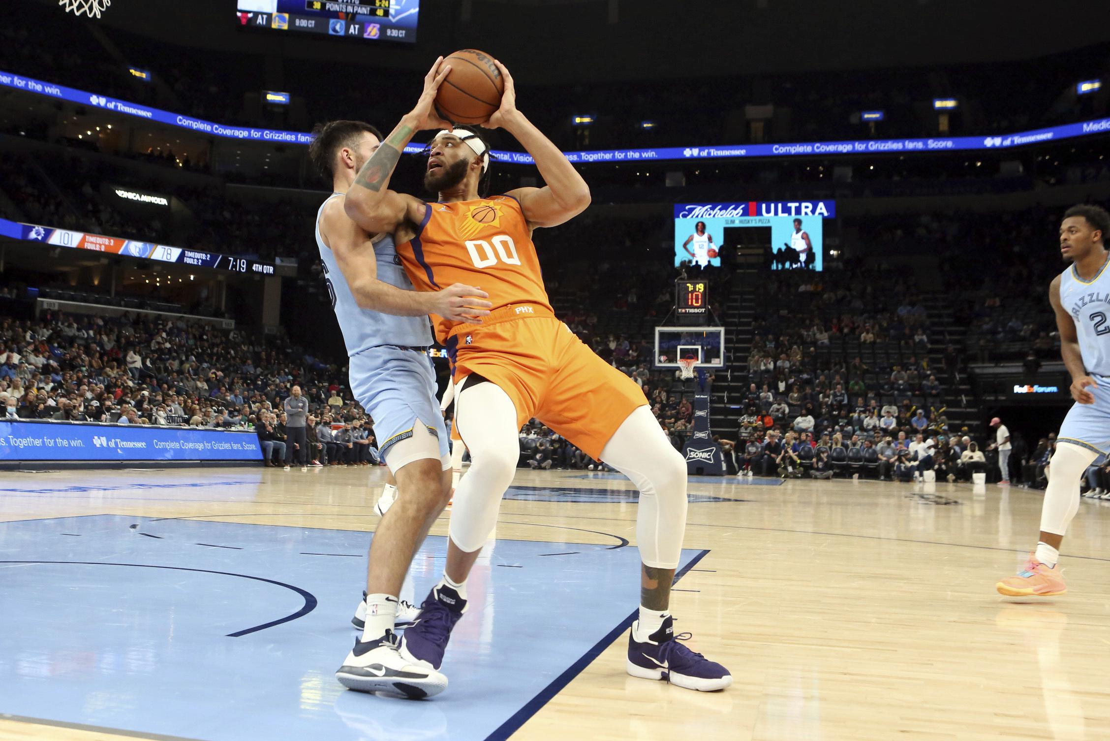 Booker, Paul, Crowder help Suns dominate Grizzlies, 119-94 | AP News