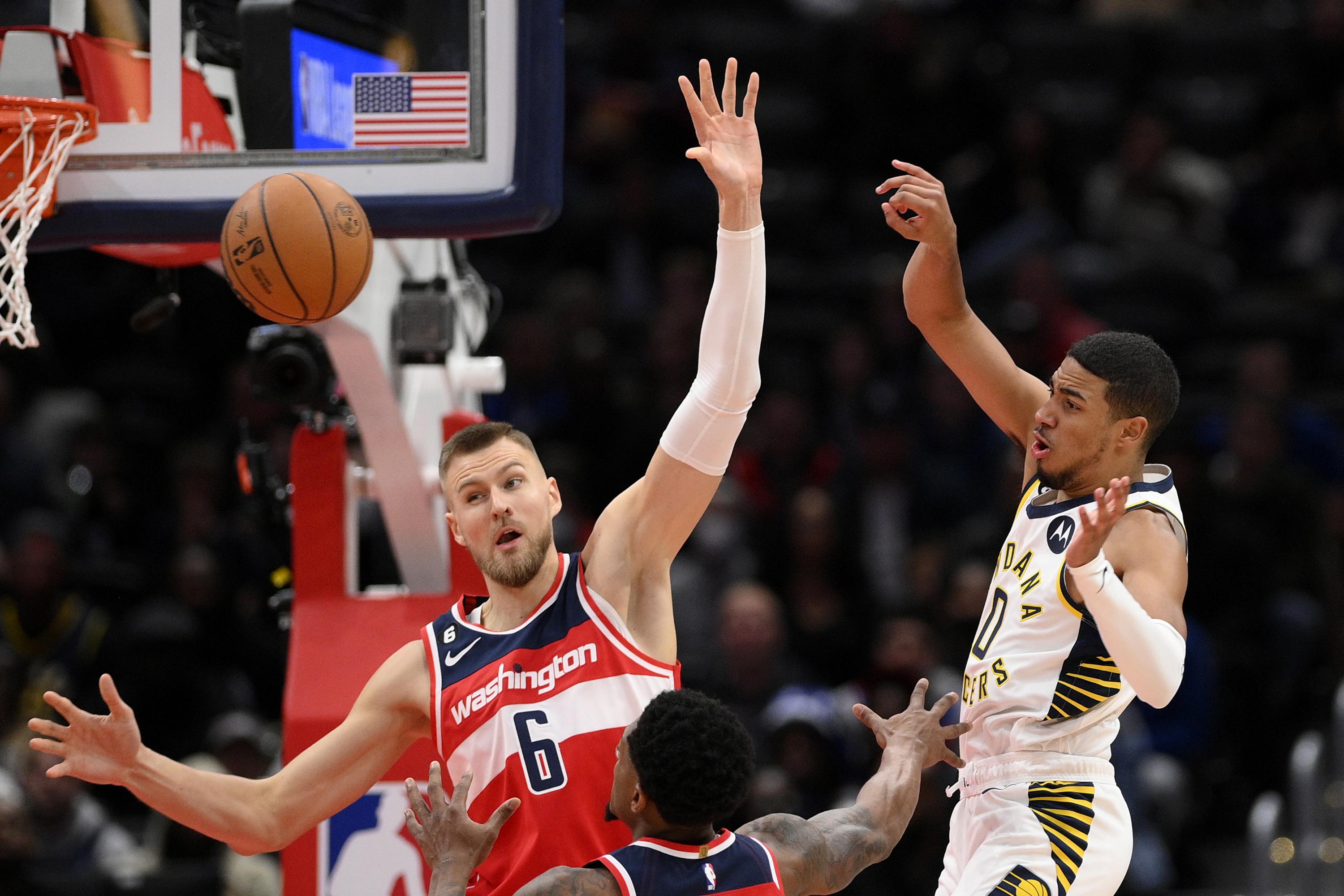 Pacers sharp early in 127-117 victory over Wizards | AP News