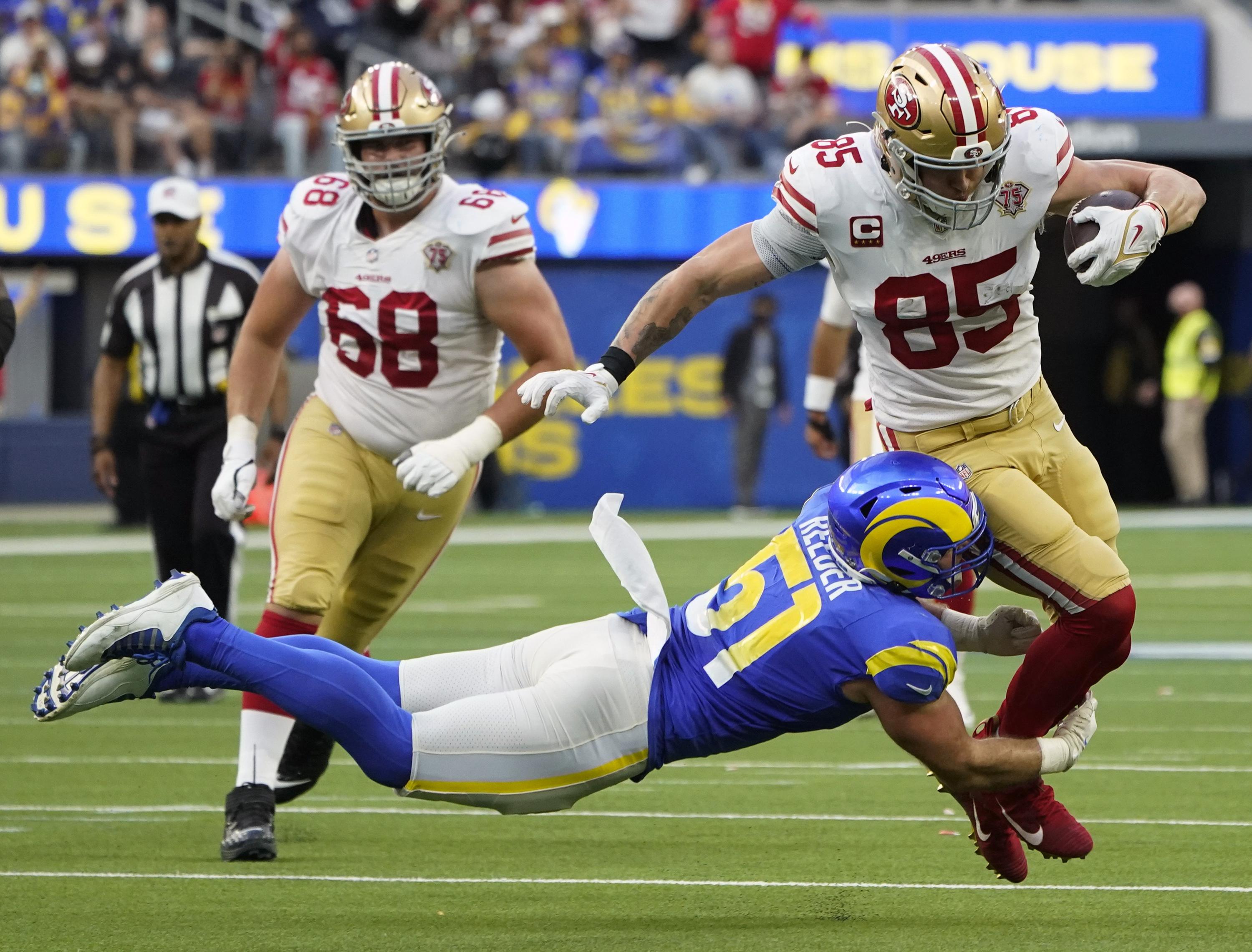 49ers clinch playoff berth by holding off Rams 27-24 in OT | AP News