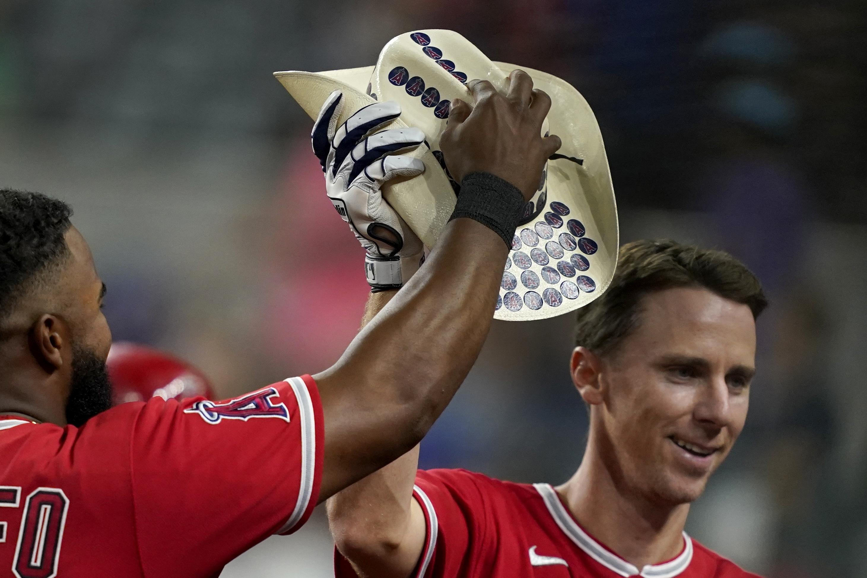 Angels beat Rangers 5-2 despite Texas' triple play | AP News