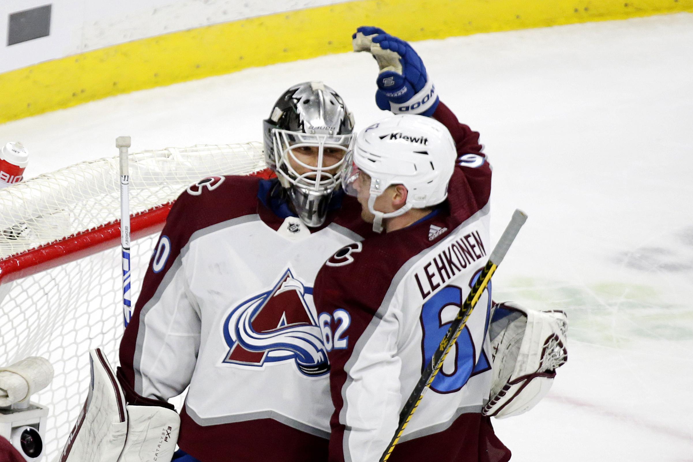 MacKinnon scores again, Avalanche beat Wild 3-2 | AP News