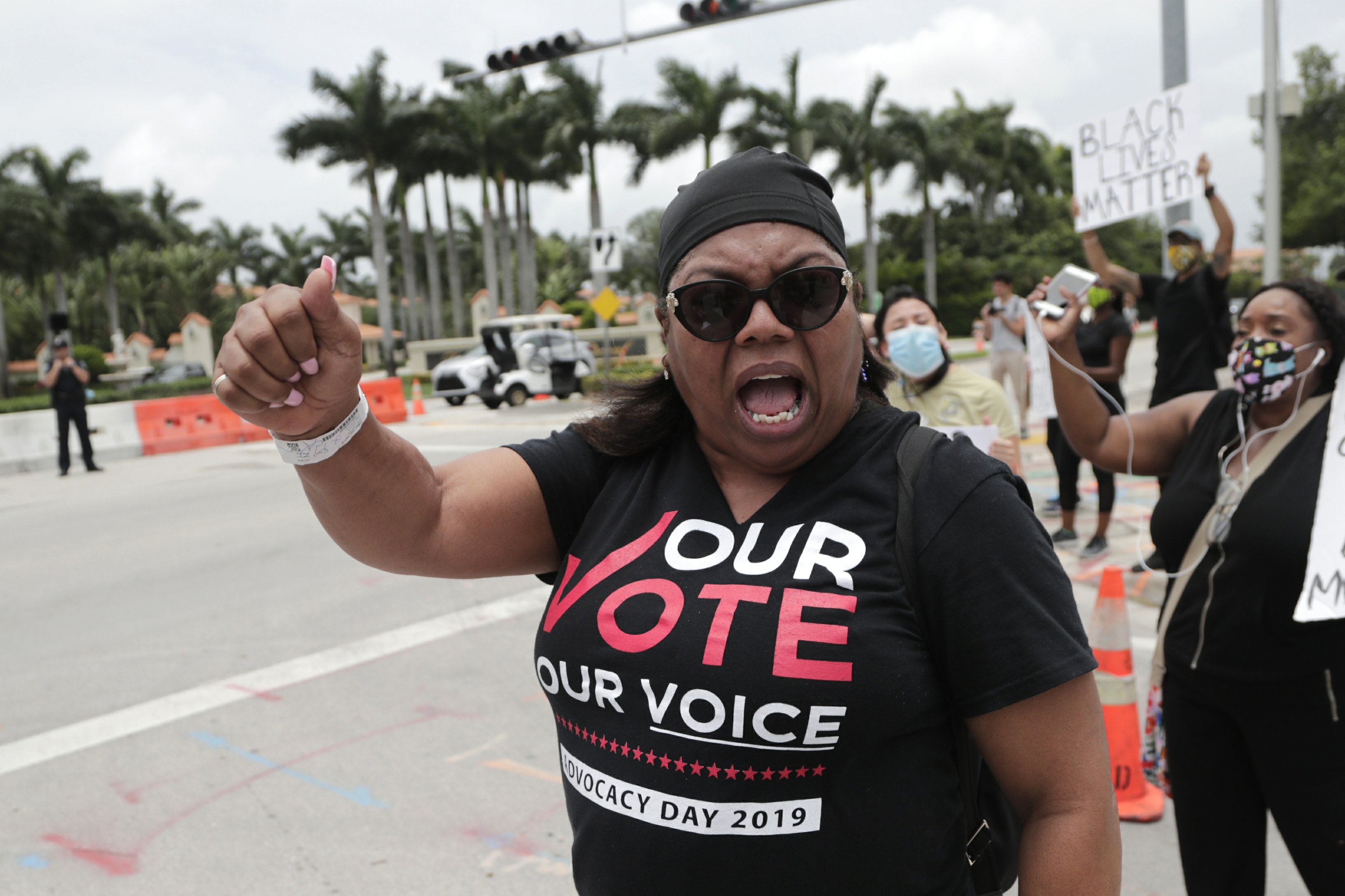 Thousands march through Florida's cities, demanding change | AP News