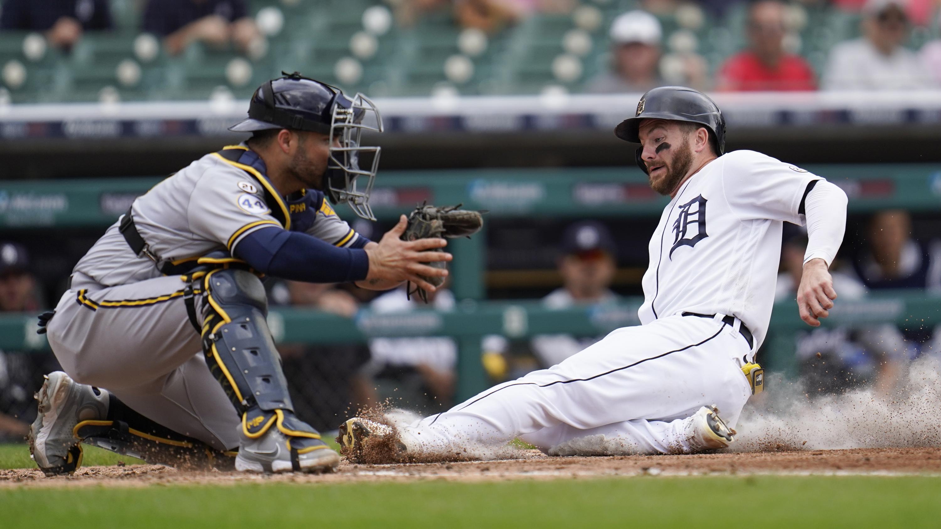 Garneau, Tigers complete 2-game sweep of contending Brewers | AP News
