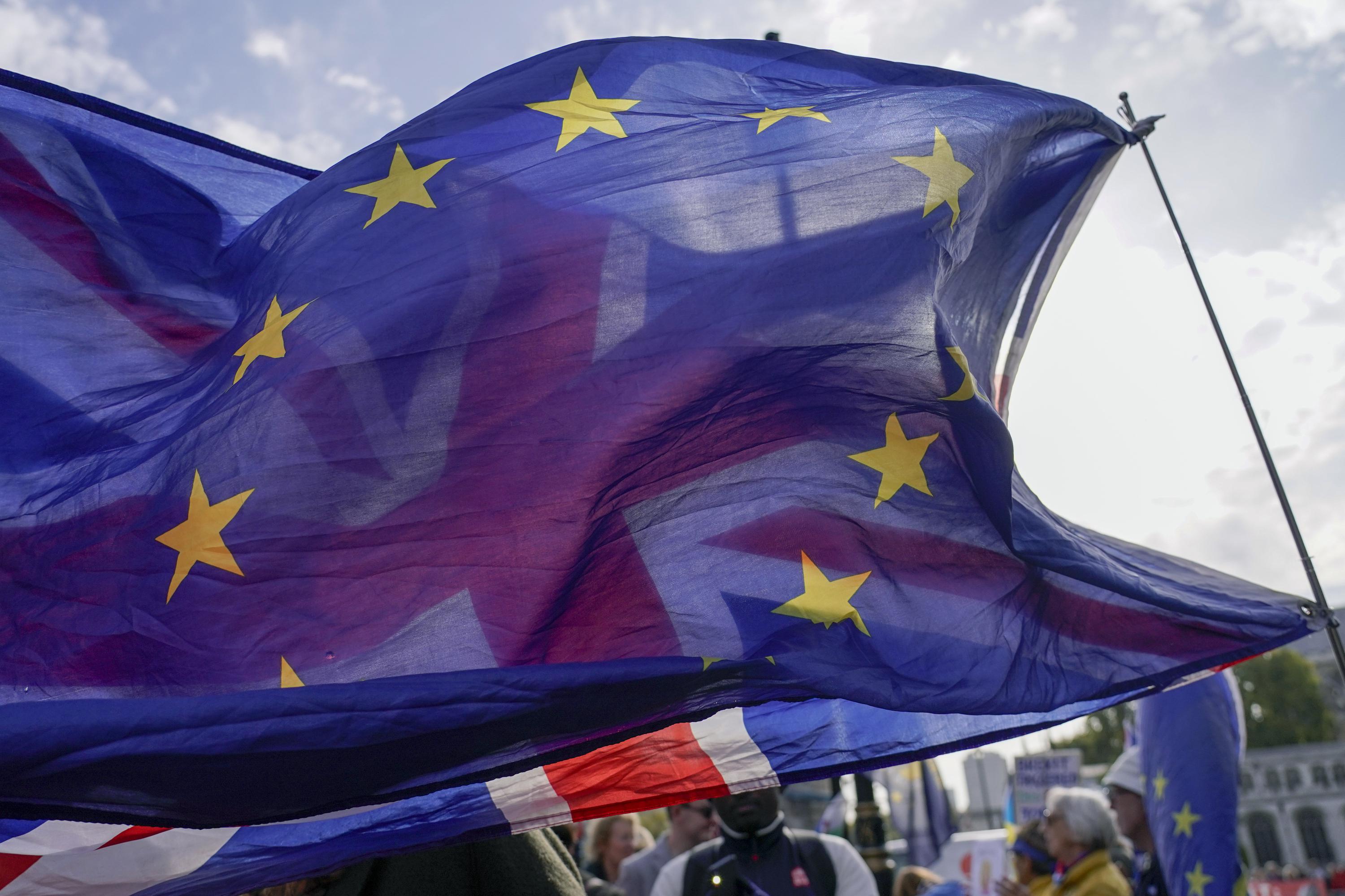 As British voters cool on Brexit, UK softens tone towards EU | AP News