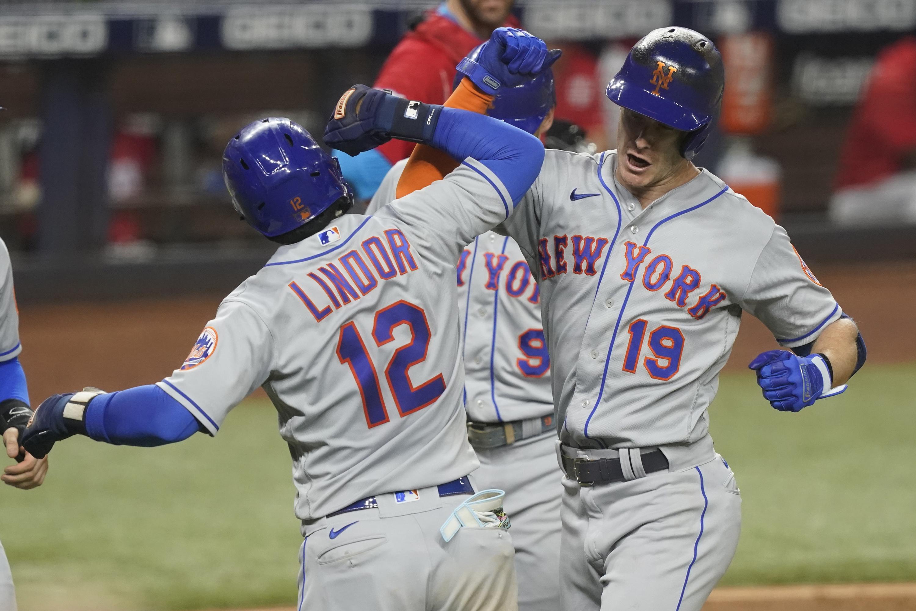 Canha's slam caps 8-run 4th inning, Mets rout Marlins 11-3 | AP News