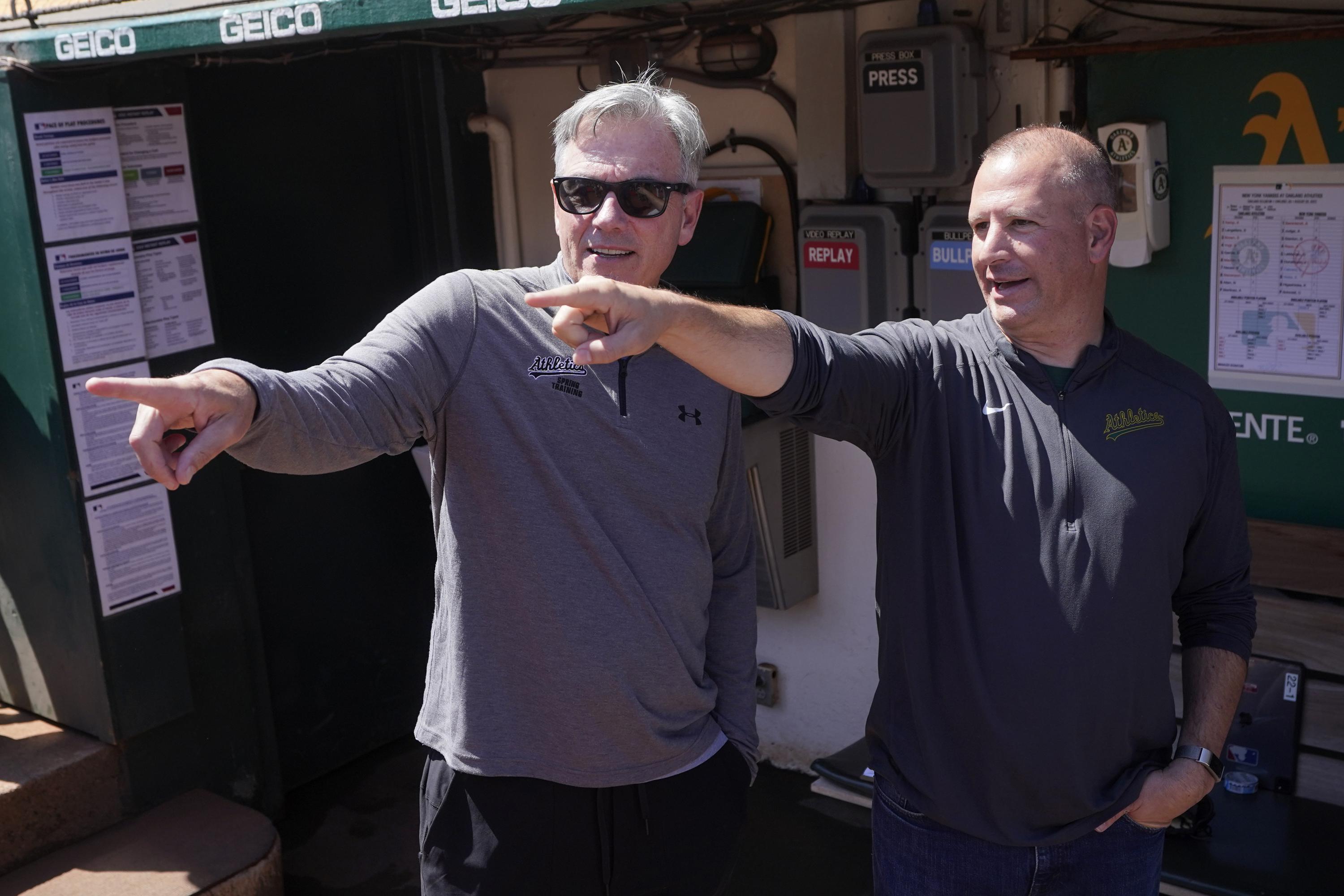 Beane moves into advisory role for A's, Forst stays GM | AP News