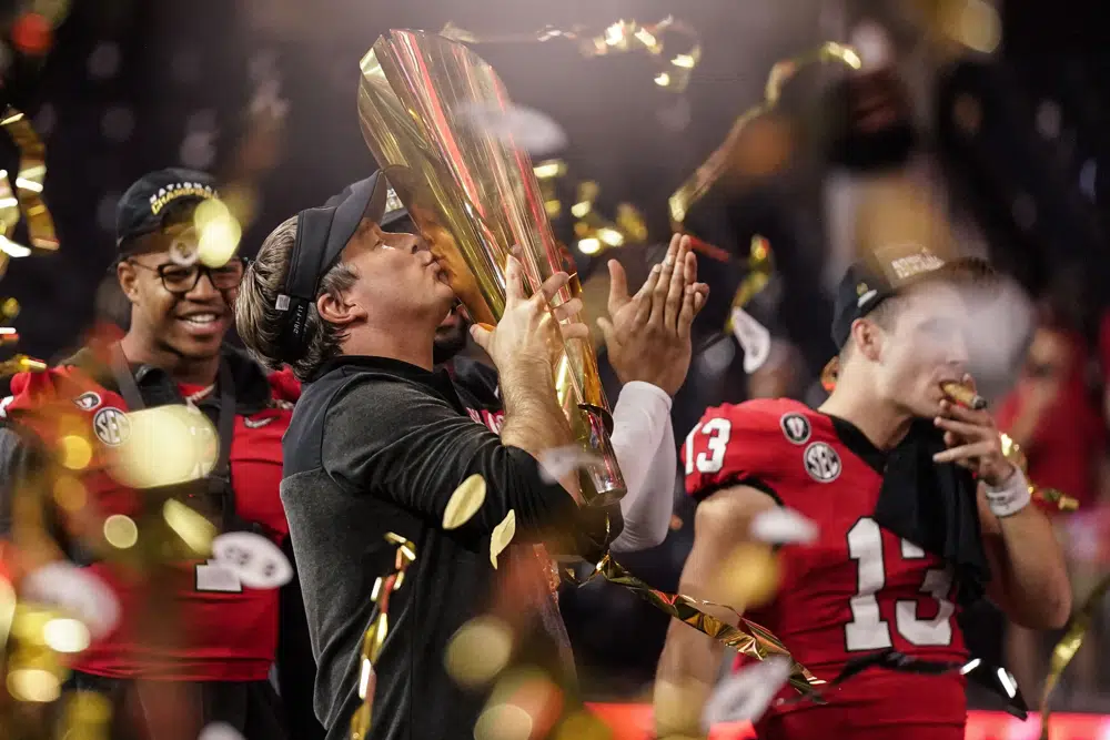 Georgia Rallies Past TCU in 2nd Consecutive CFP Title Game - SportsHistori