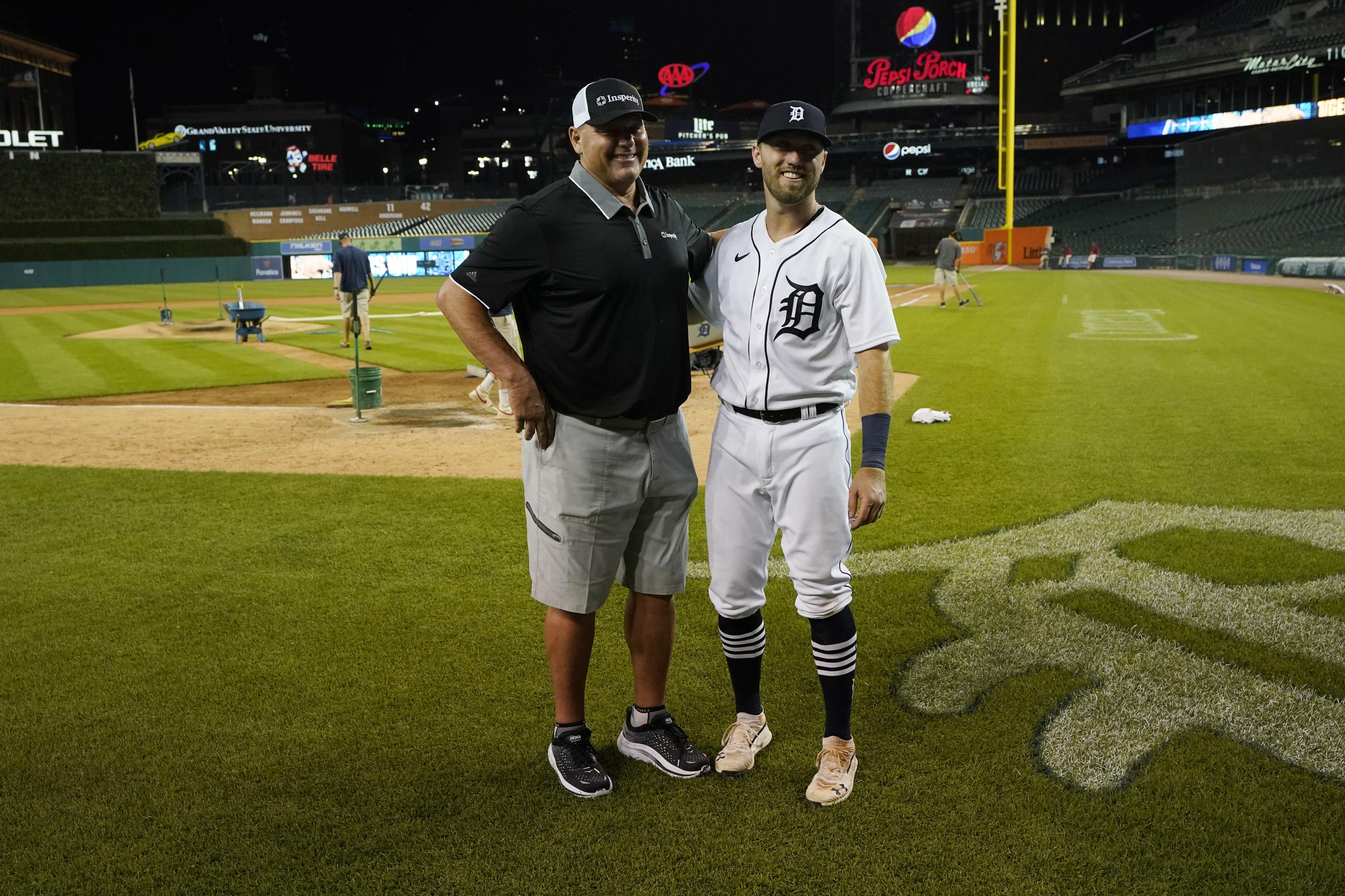 Famous dad watches as Tigers' Kody Clemens makes MLB debut | AP News
