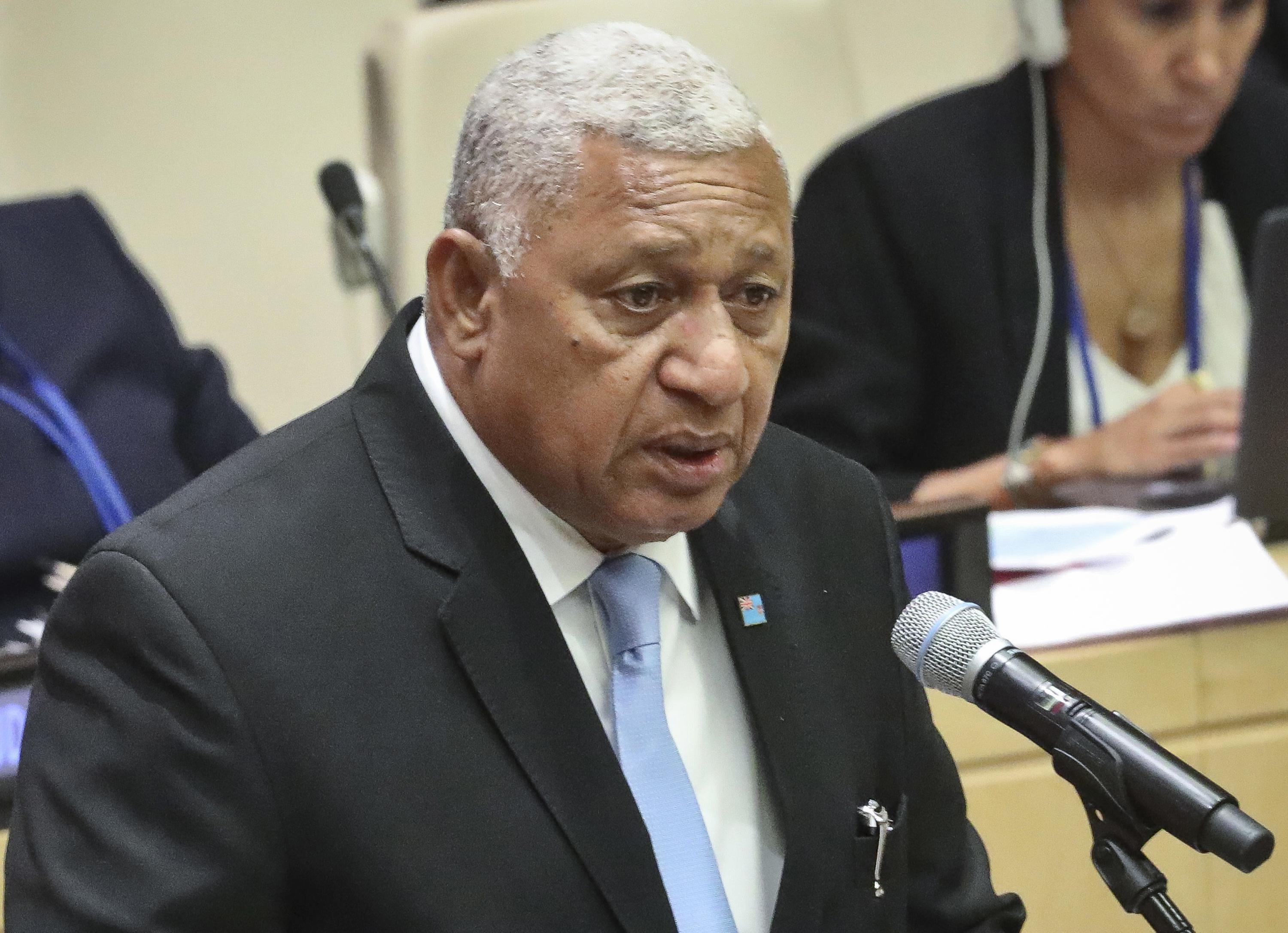 Fiji leader sworn in for 4 more years after winning election | AP News