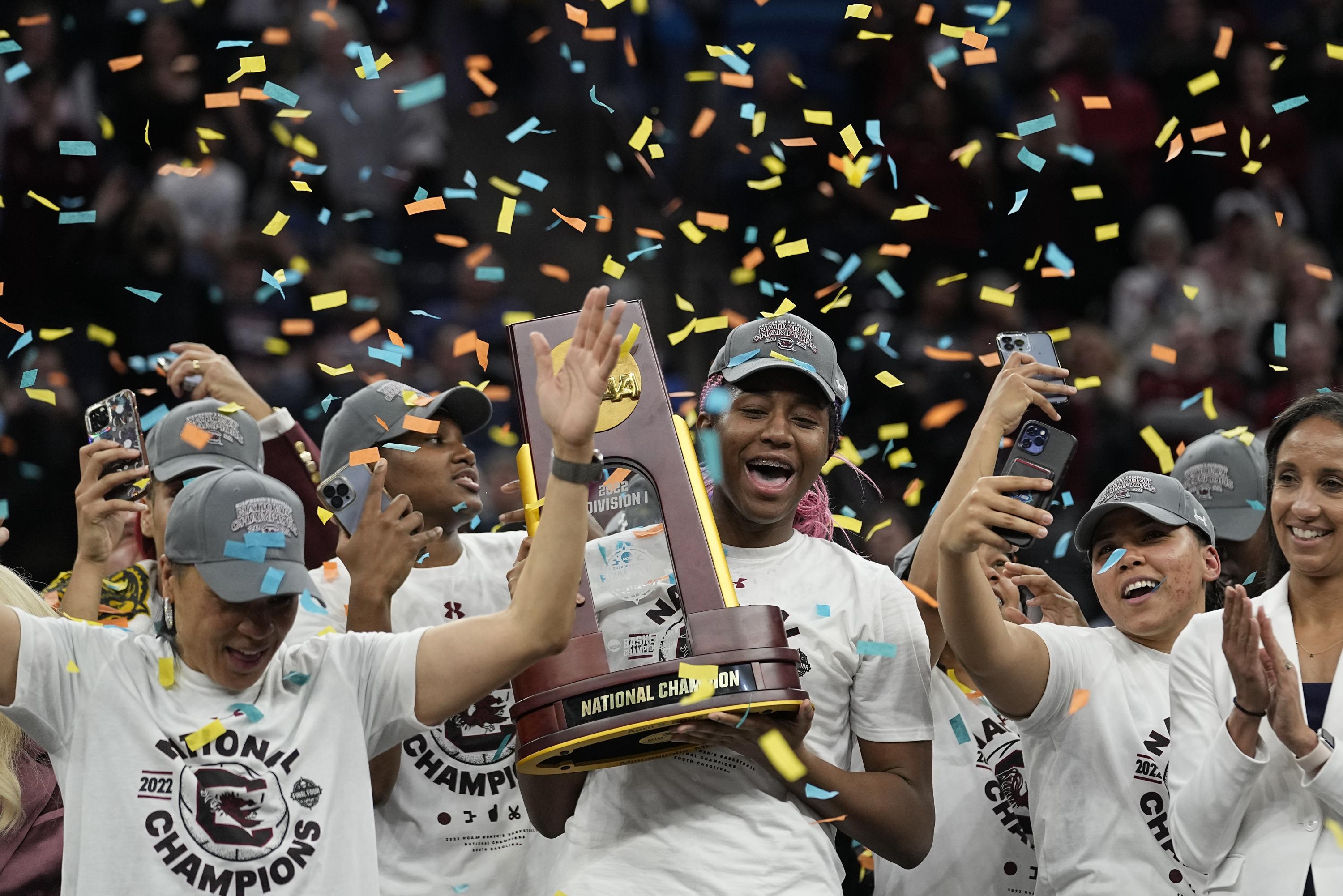 Staley leads South Carolina over UConn for second NCAA title | AP News
