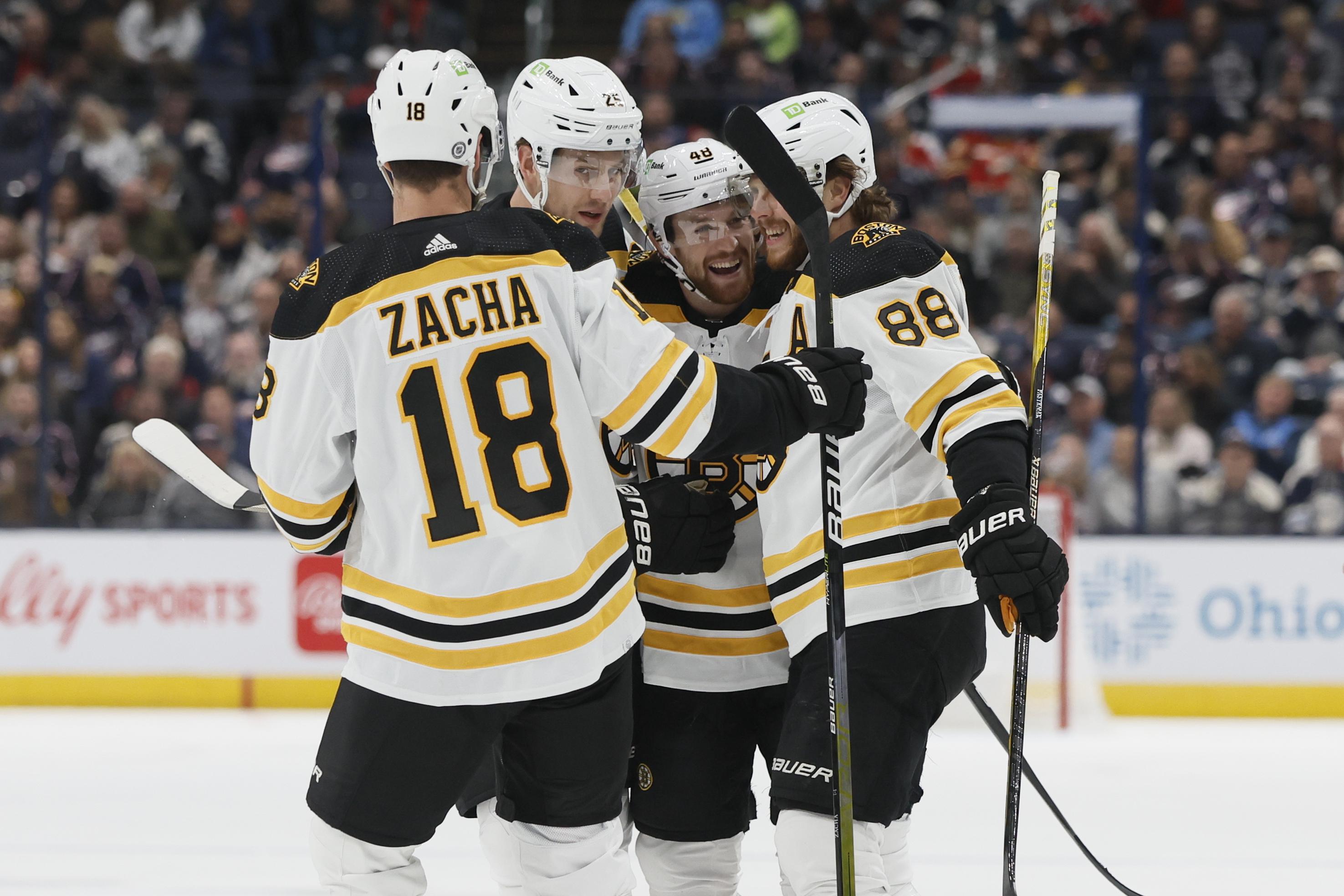 Linus Ullmark makes 30 saves, Bruins beat Blue Jackets 4-0 | AP News