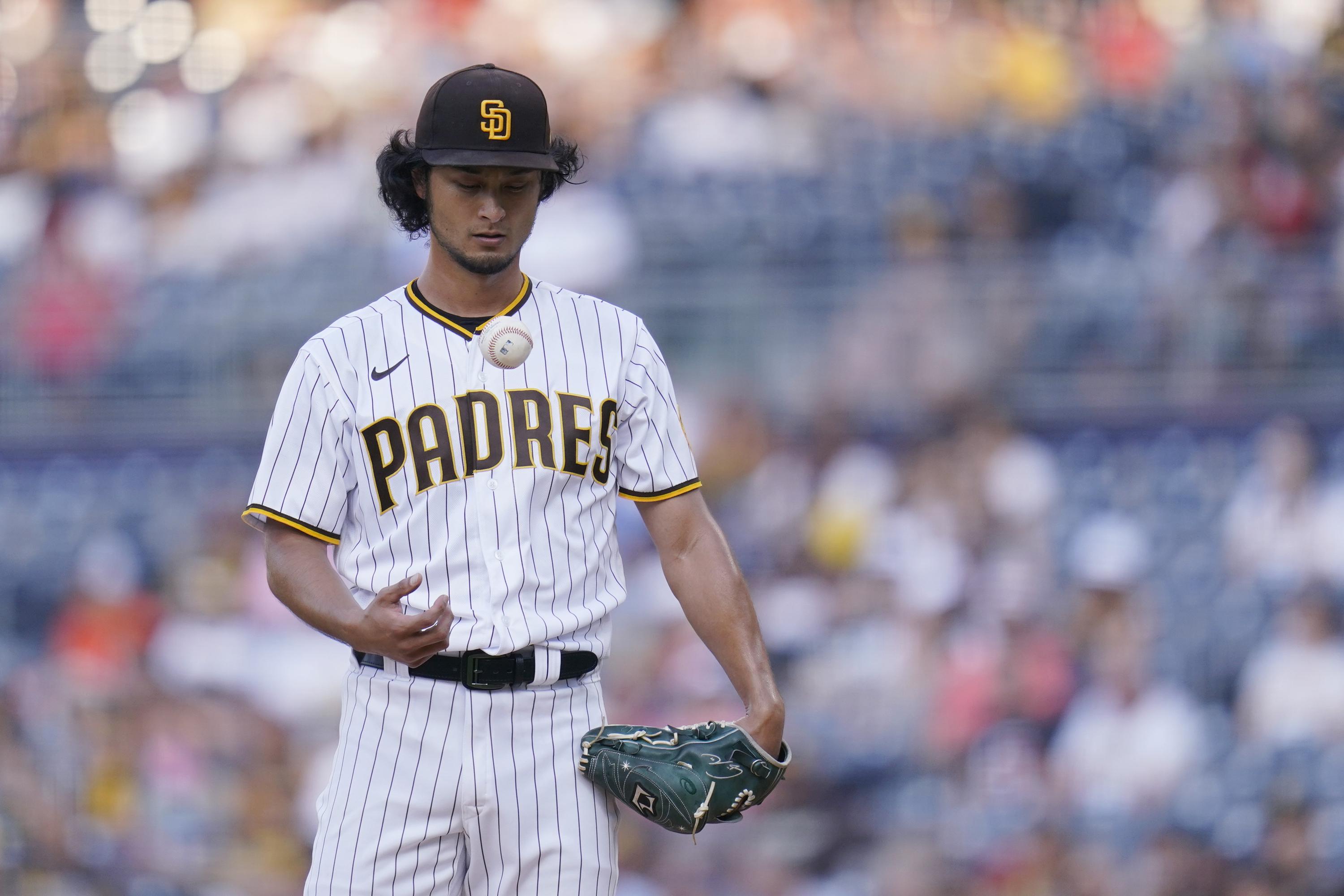 Darvish earns 1st win in 11 starts, Padres beat Angels 8-5 | AP News