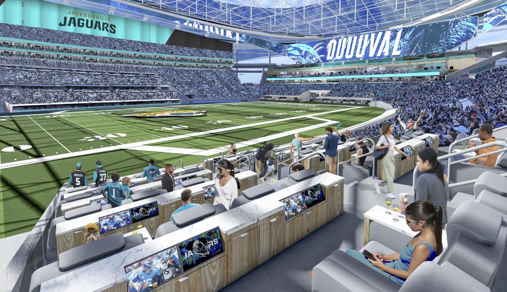 Look Jaguars unveil renderings of proposed stadium renovation, Photos - SportsHistori