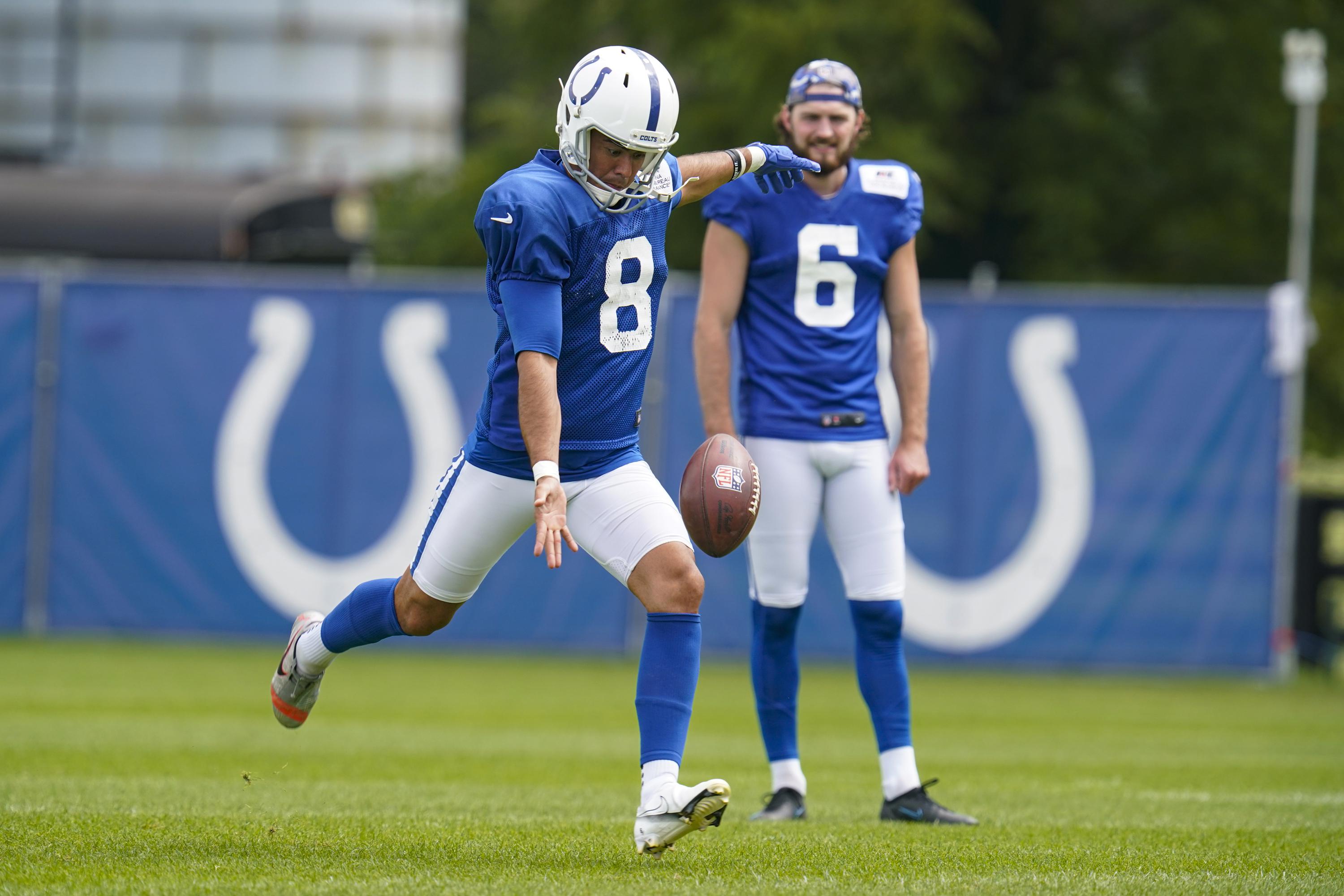 Colts lose punter with season-ending Achilles tendon injury | AP News