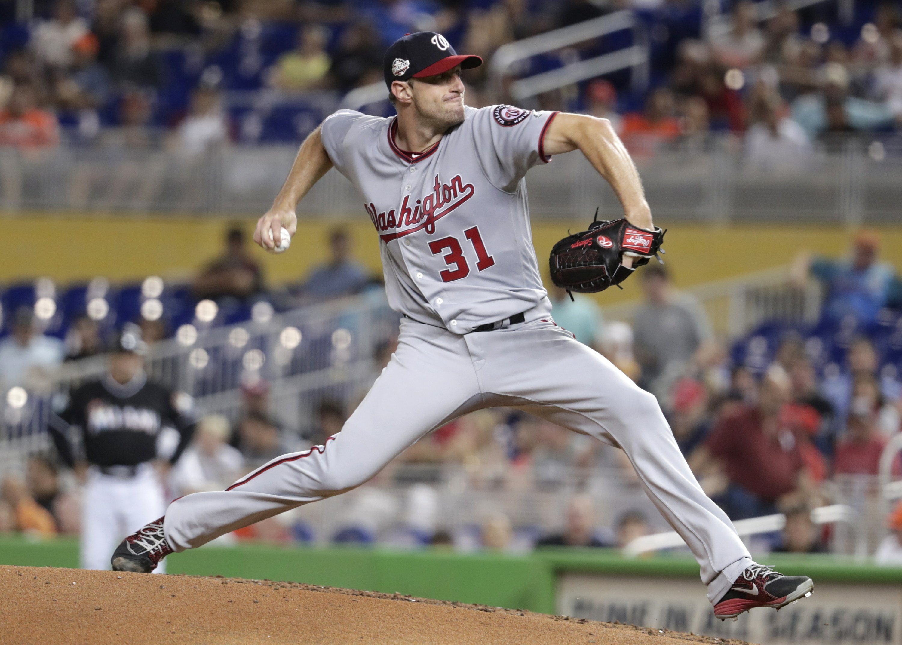 Max Scherzer Earns 8th Win As Nationals Beat Marlins 9 5 Ap News