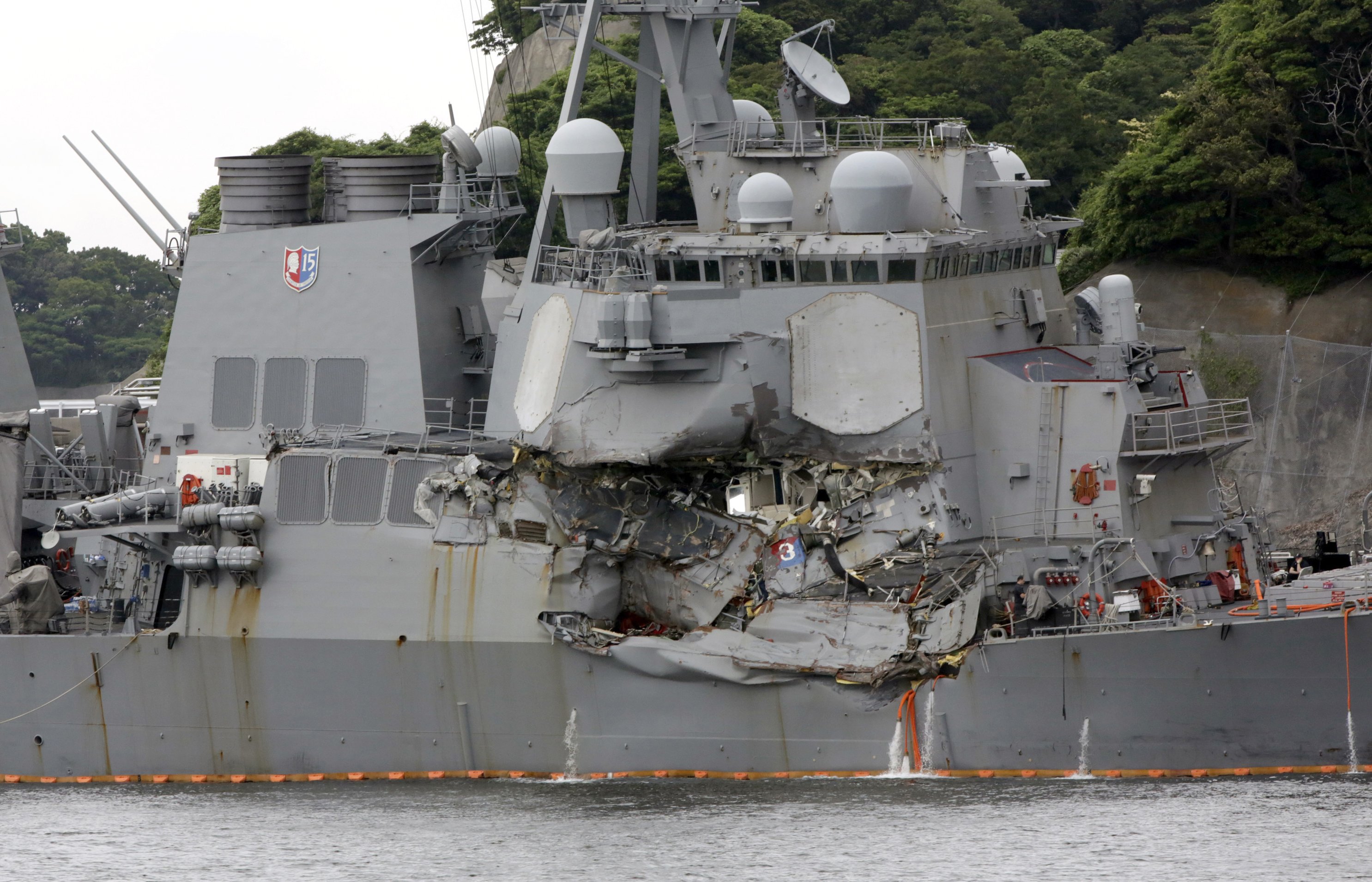 Warship captain in collision that killed 7 to lose command | AP News