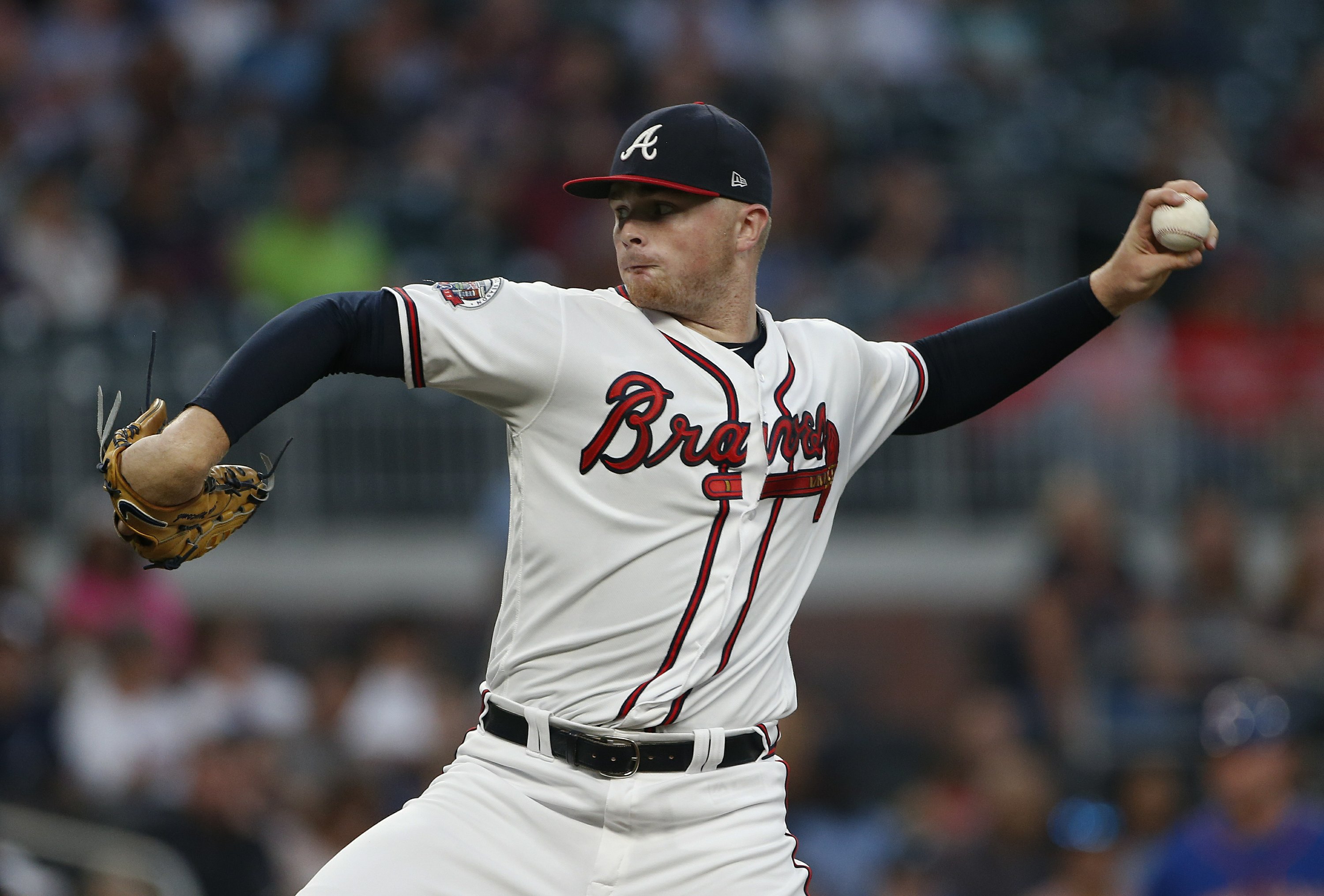 Rookie Sean Newcomb's 8 strikeouts help Braves edge Mets 3-2 | AP News