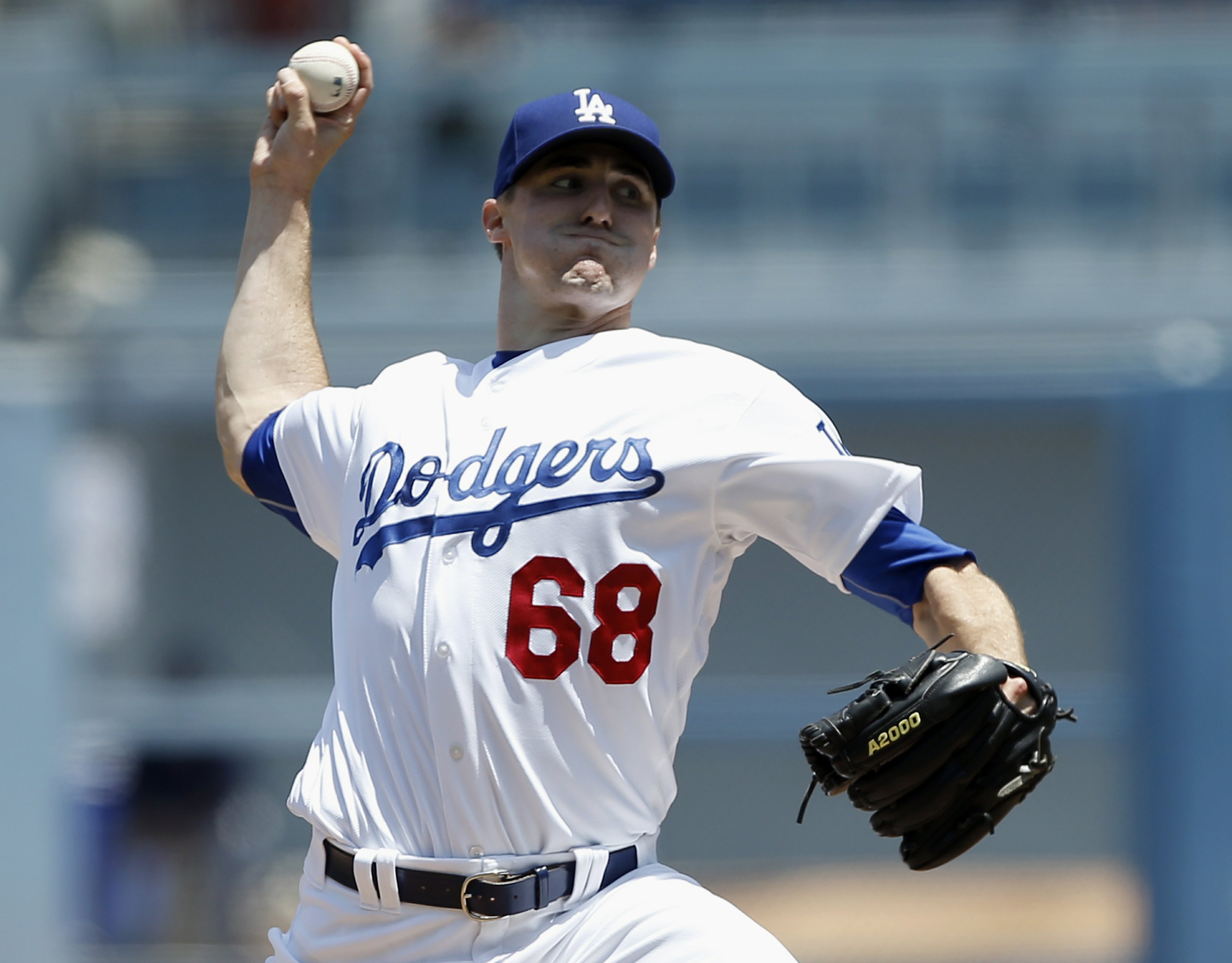 Newly promoted Stripling, Dodgers bullpen blank Red Sox | AP News